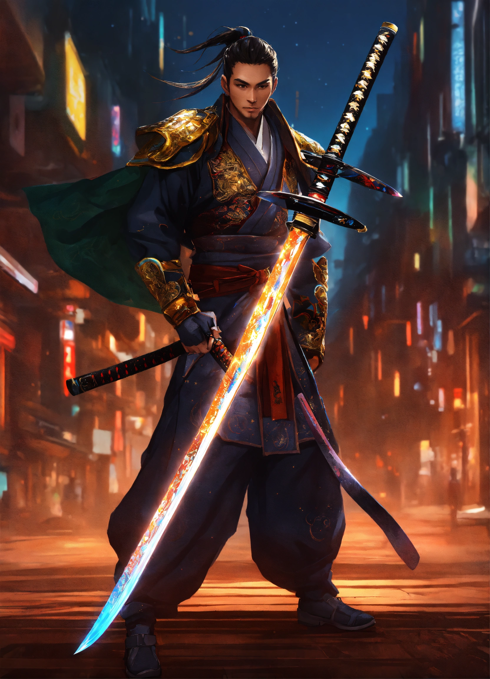 Lexica - A traditional katana infused with futuristic energy ...