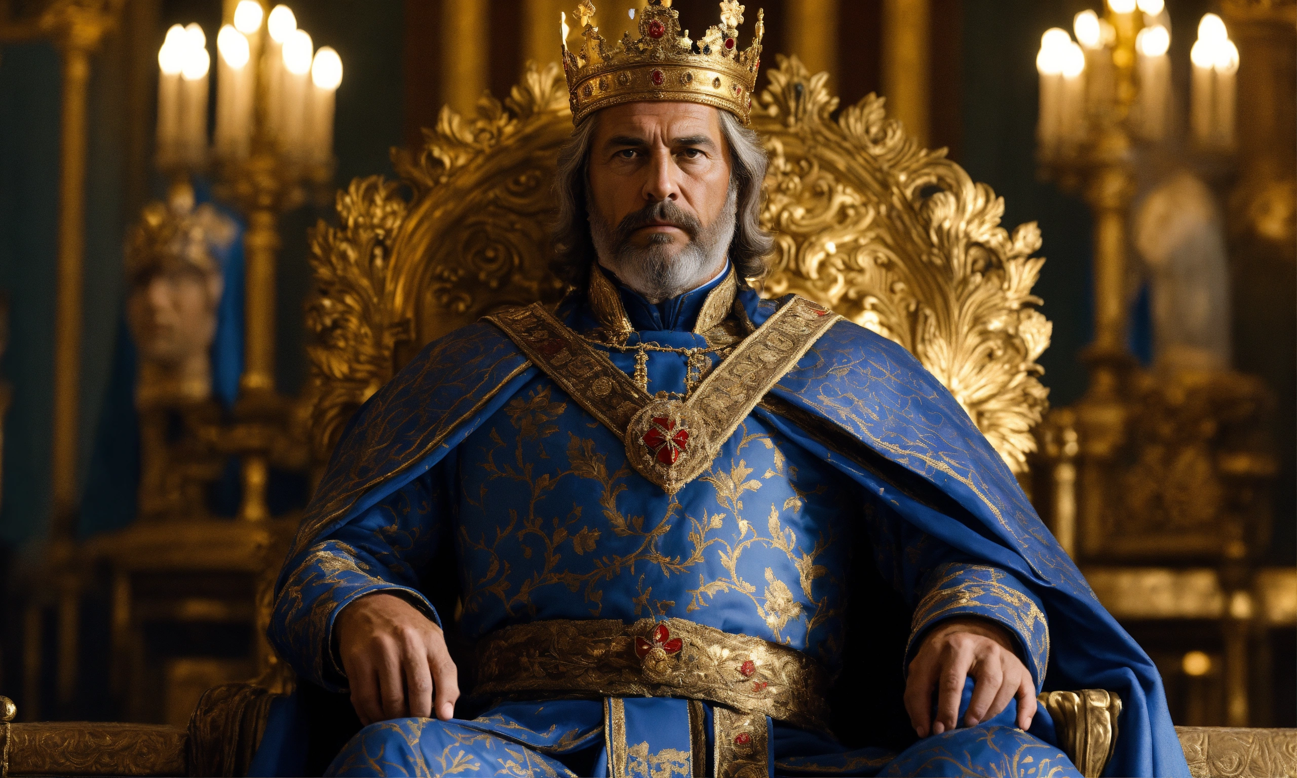 Lexica - "Describe a middle-aged king of European descent, with ...