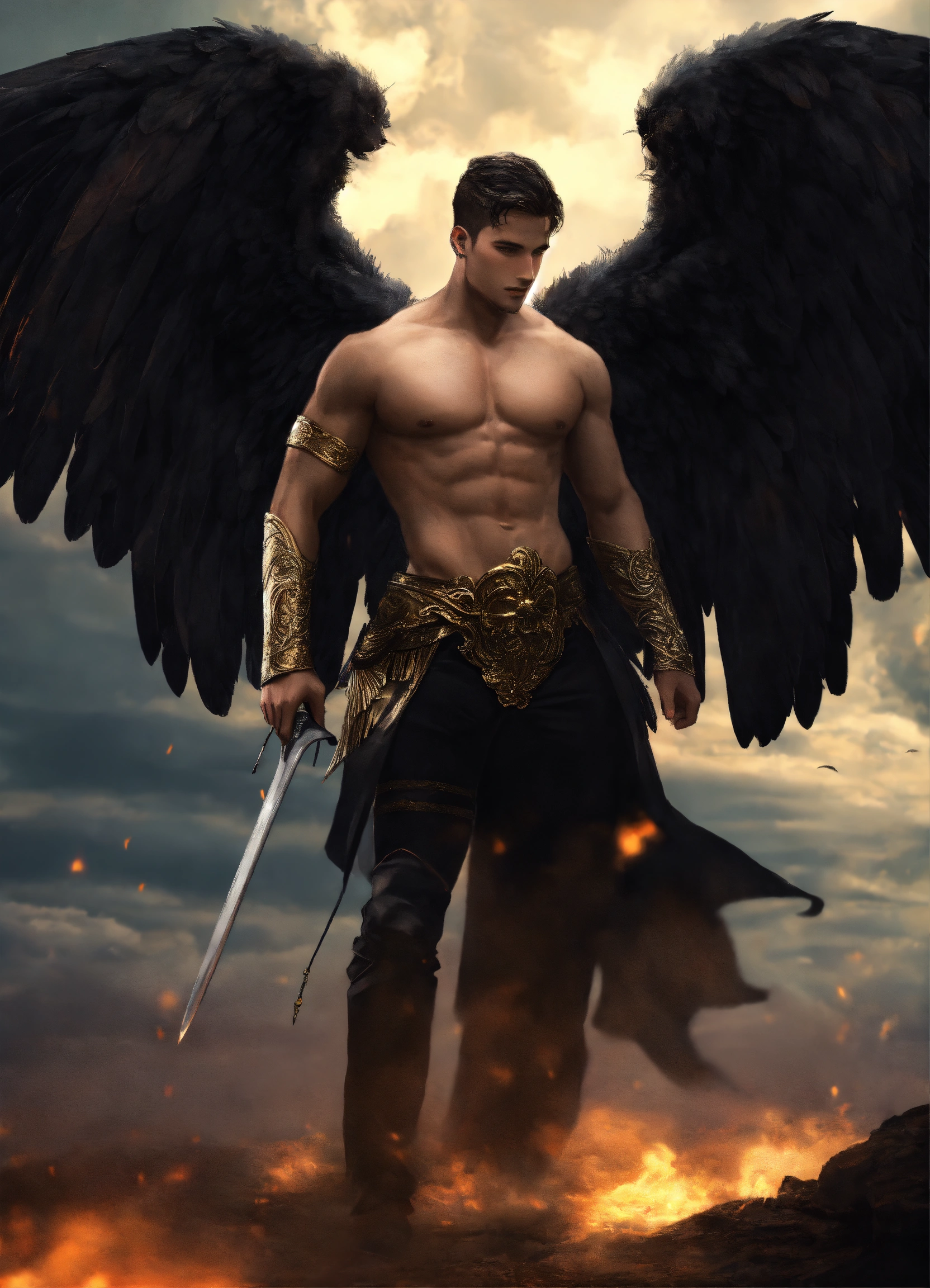 Lexica - Fallen angel, fiction, fantasy, male