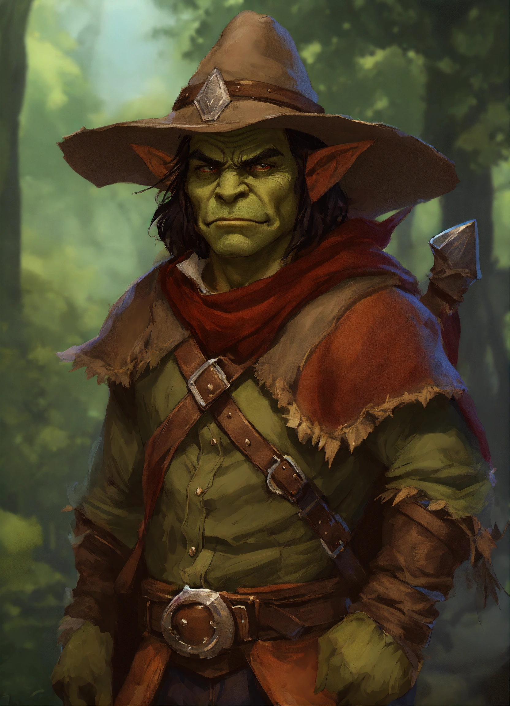 Lexica - An Orc has disguised himself as a half elf. He’s wearing a ...