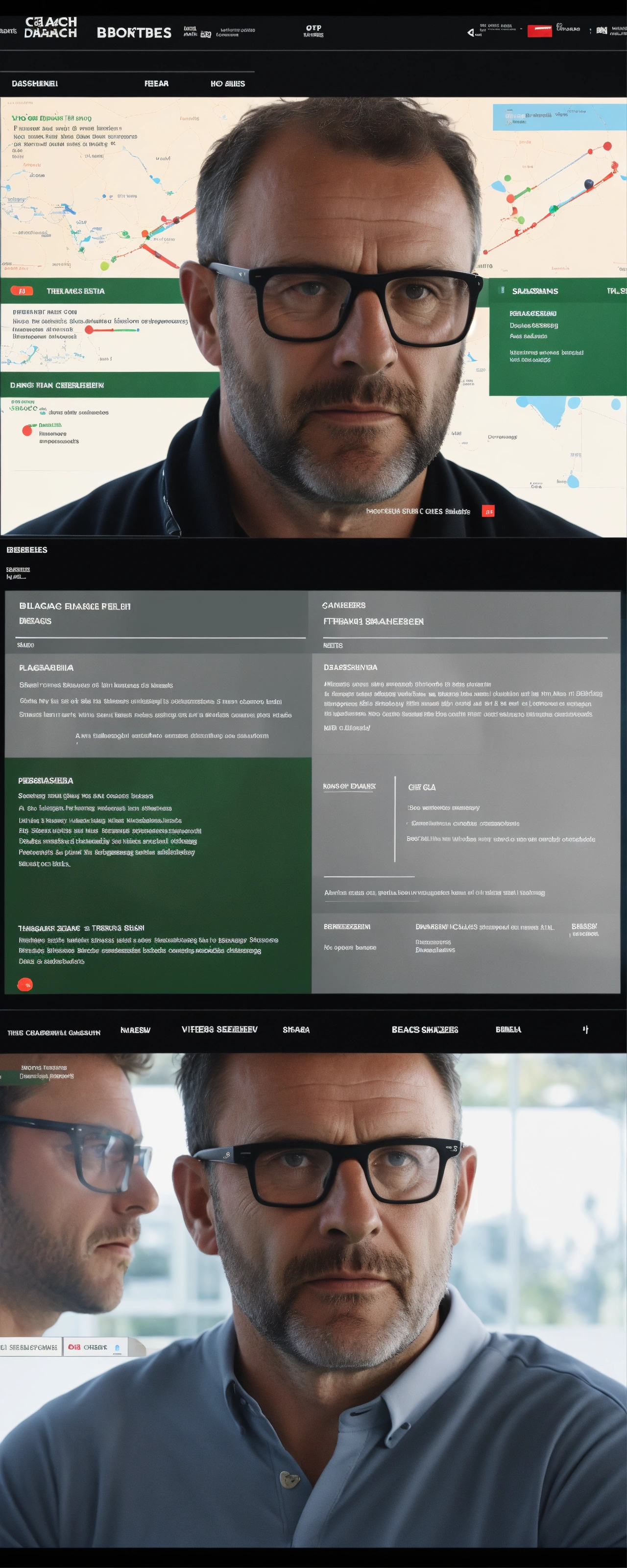 Lexica - Portrait of a french rugby coach wearing a pair of oversized ...