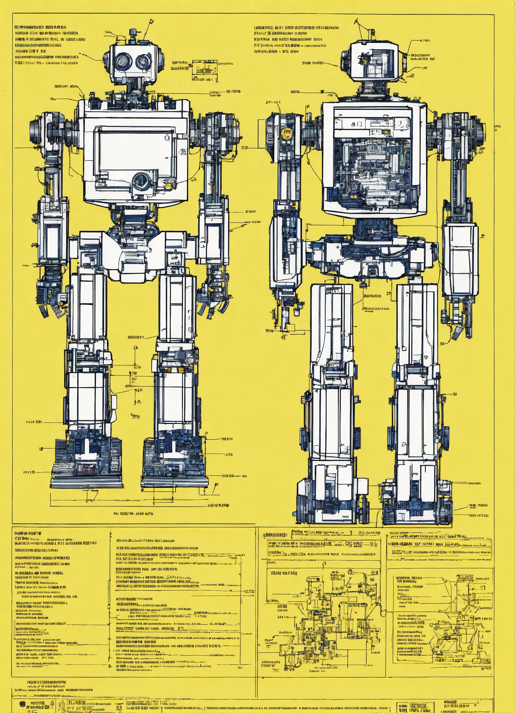 Lexica - Ikea instruction schematics for assembling a robot, detailed ...