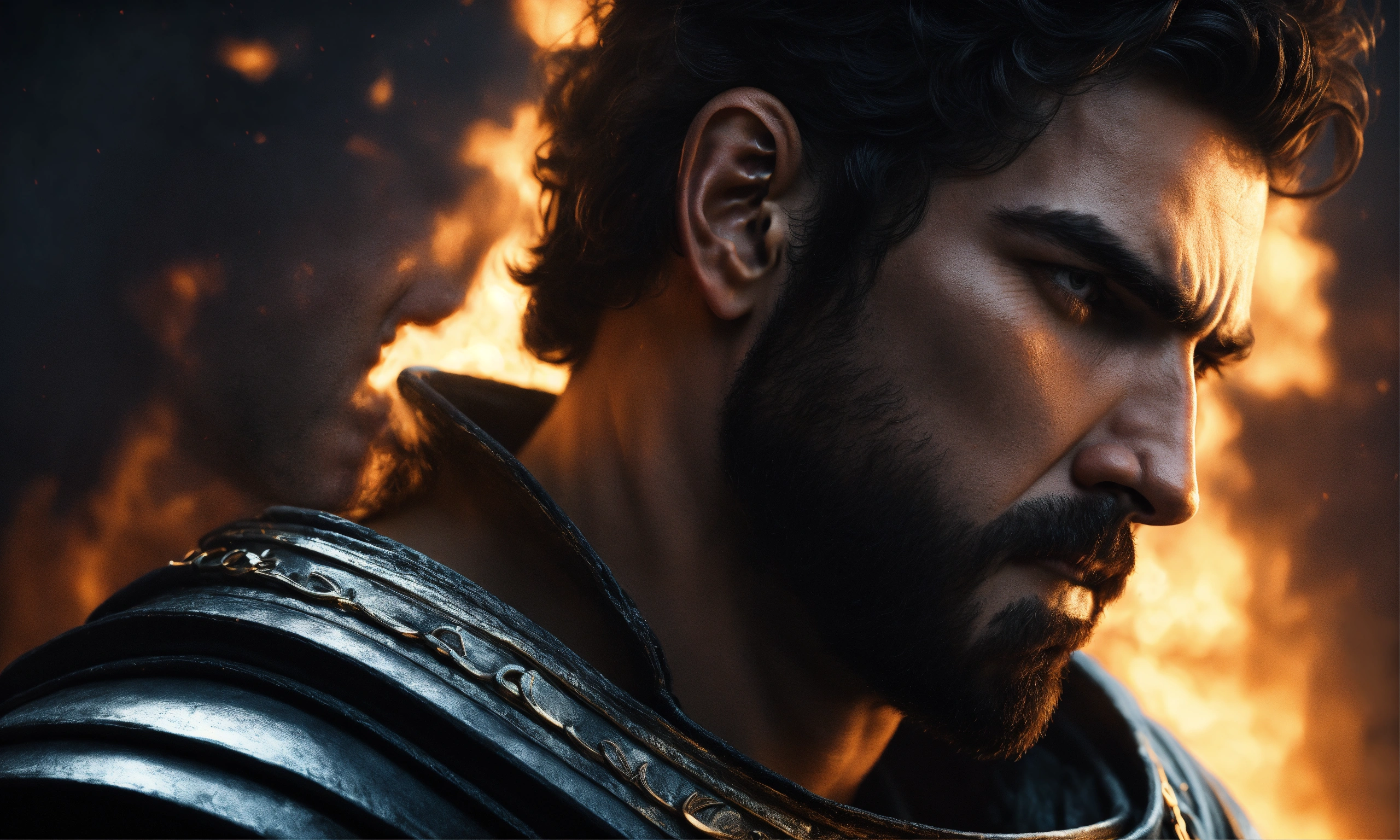 Lexica - Stoic Greek male, imposing, perfect face, looking straight ...