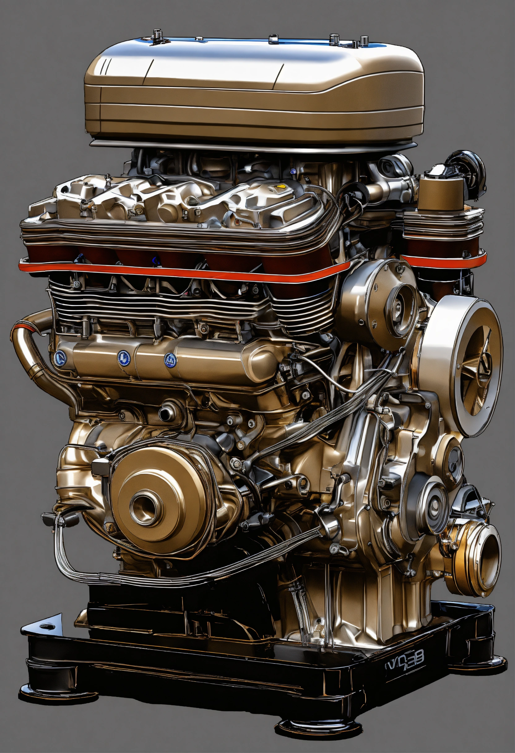 Lexica - Sketch of an V8 Racing engine