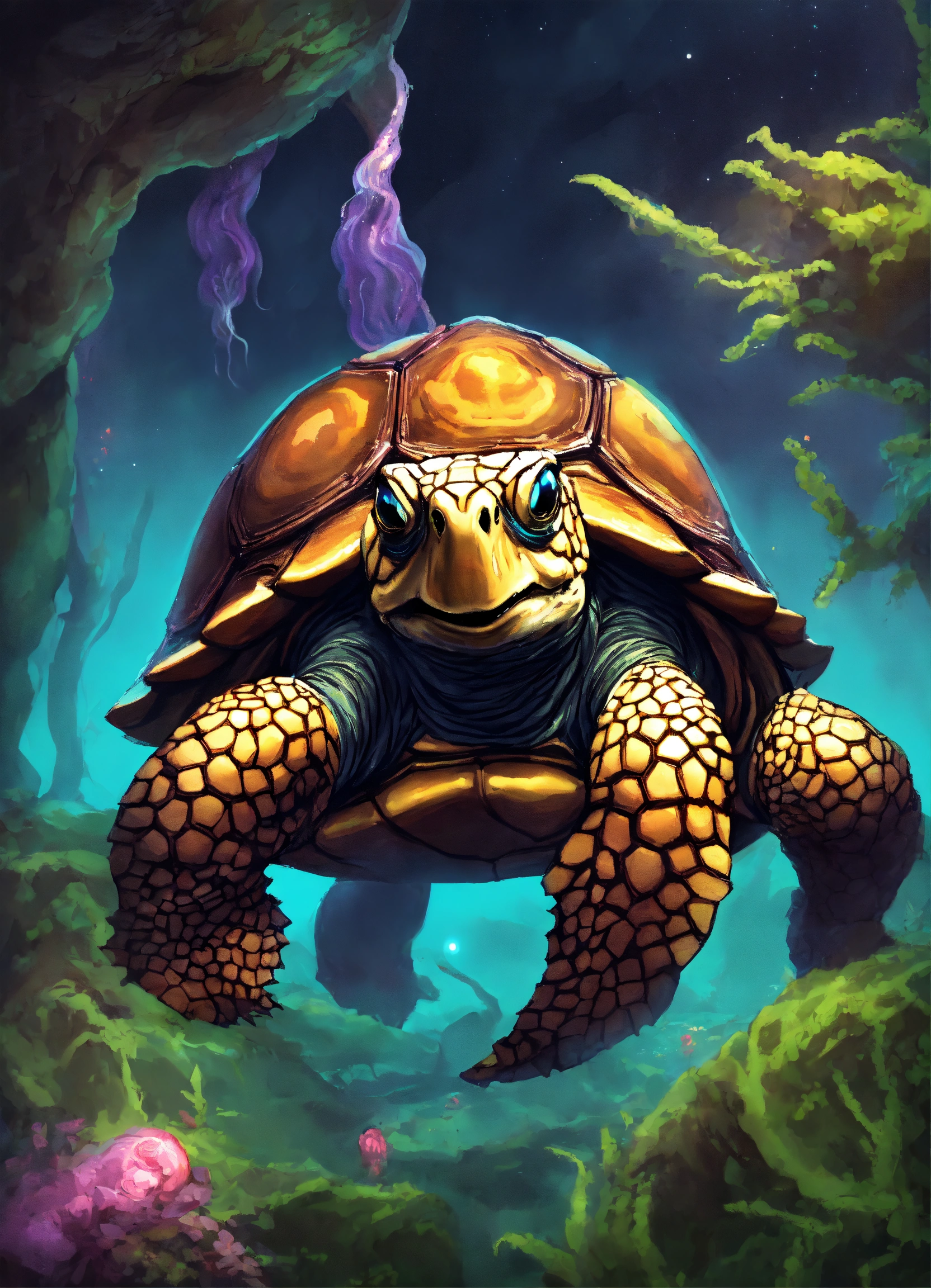Lexica - Eldritch space god tortoise lots of tentacles