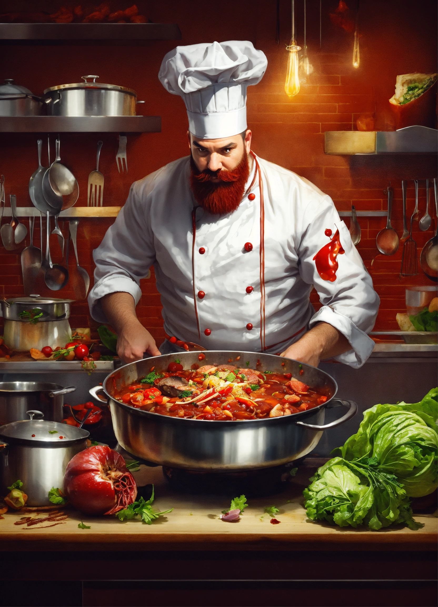Lexica - A sinister chef with poisonous dish