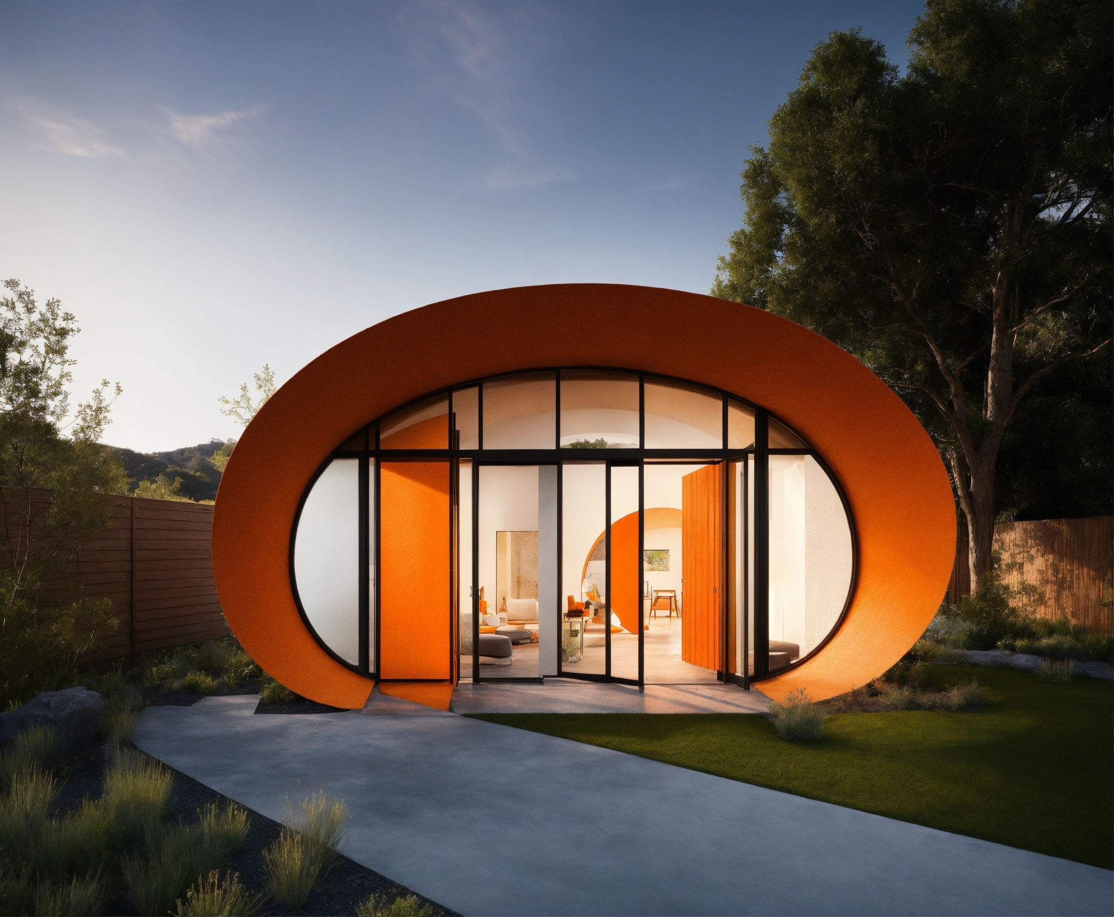 Lexica - Designing an orange-inspired home with an emphasis on lots of ...