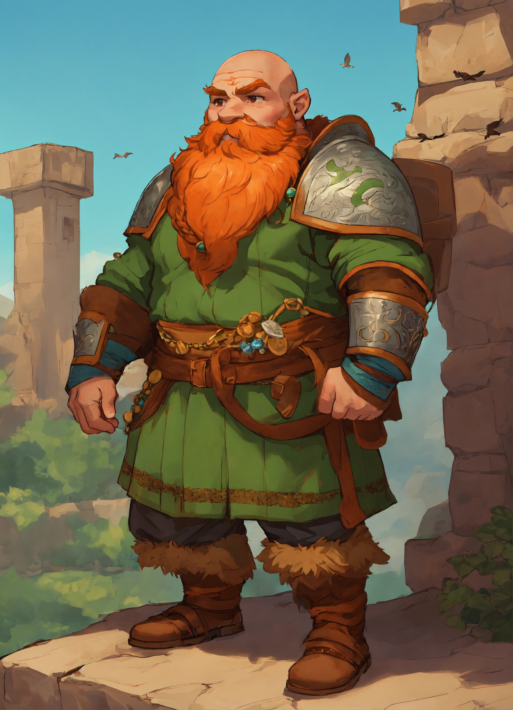 Lexica - A stocky and muscular dwarf. A little short for a dwarf. He ...