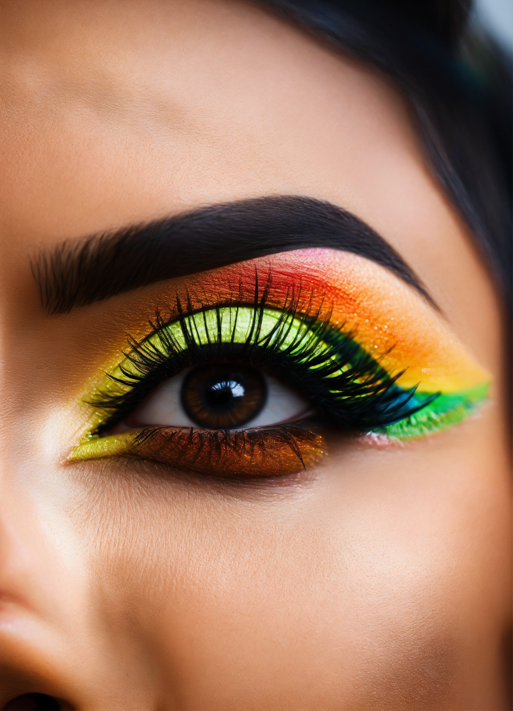 Lexica - Lashes with multi colored women together with lashes
