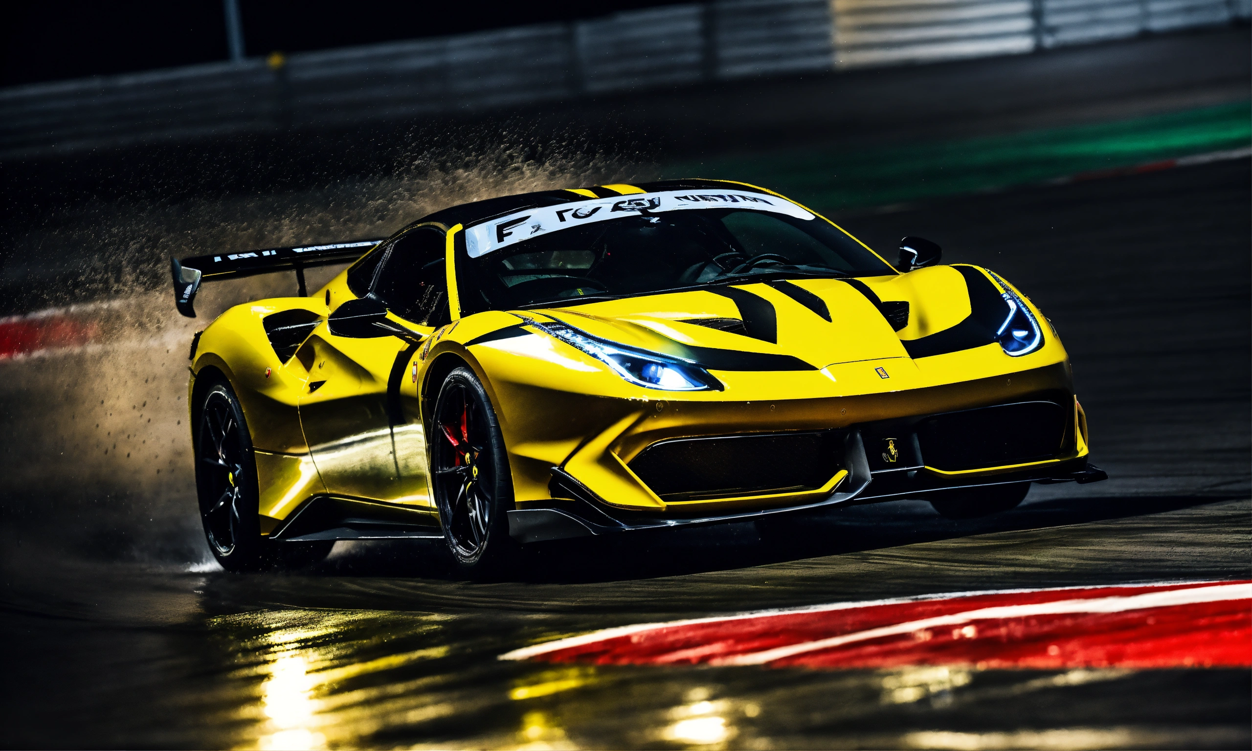 Lexica - Ultra-realistic photo 16k night photo, with big rain, gray ...