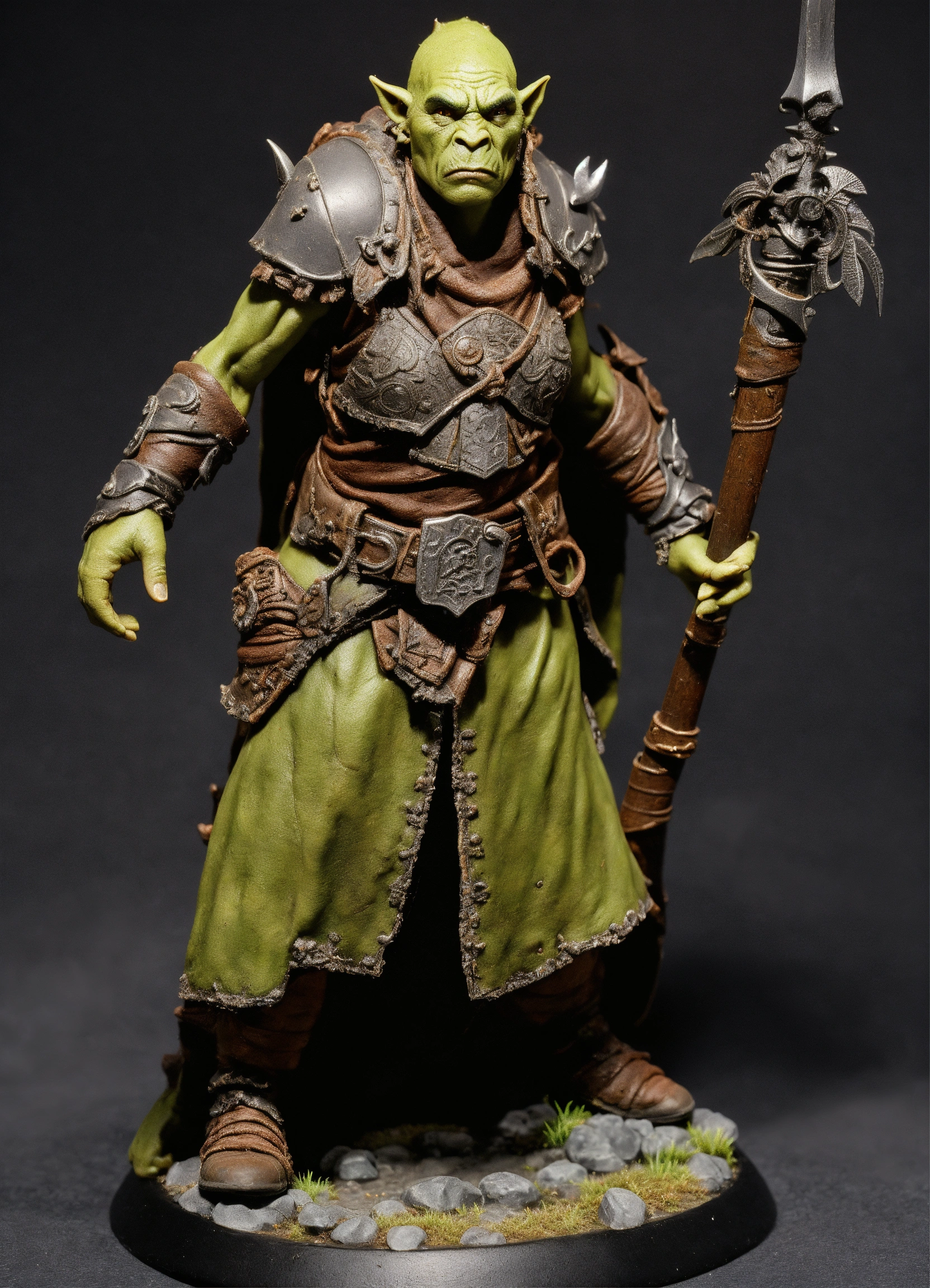 Lexica - Old orc female casting protection, intricate detail, ed ...