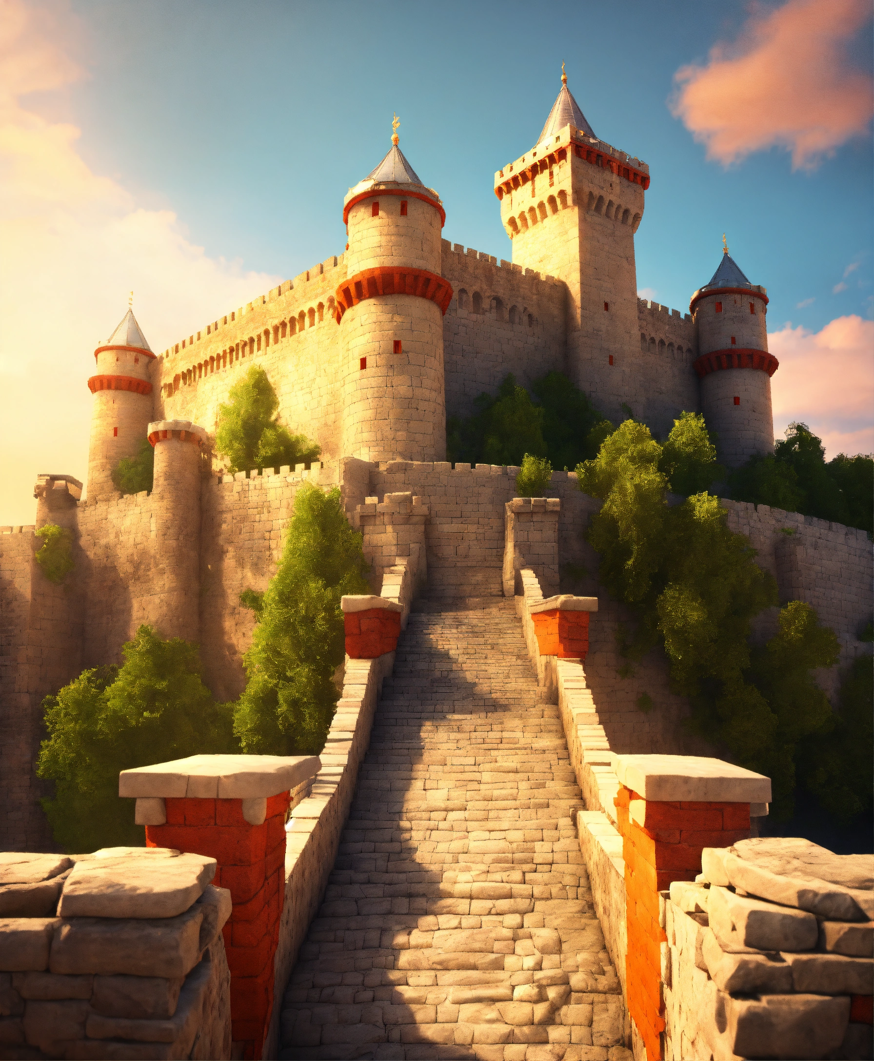 Lexica - 3d mascot ancient fortress, castle, walls of constantinople ...