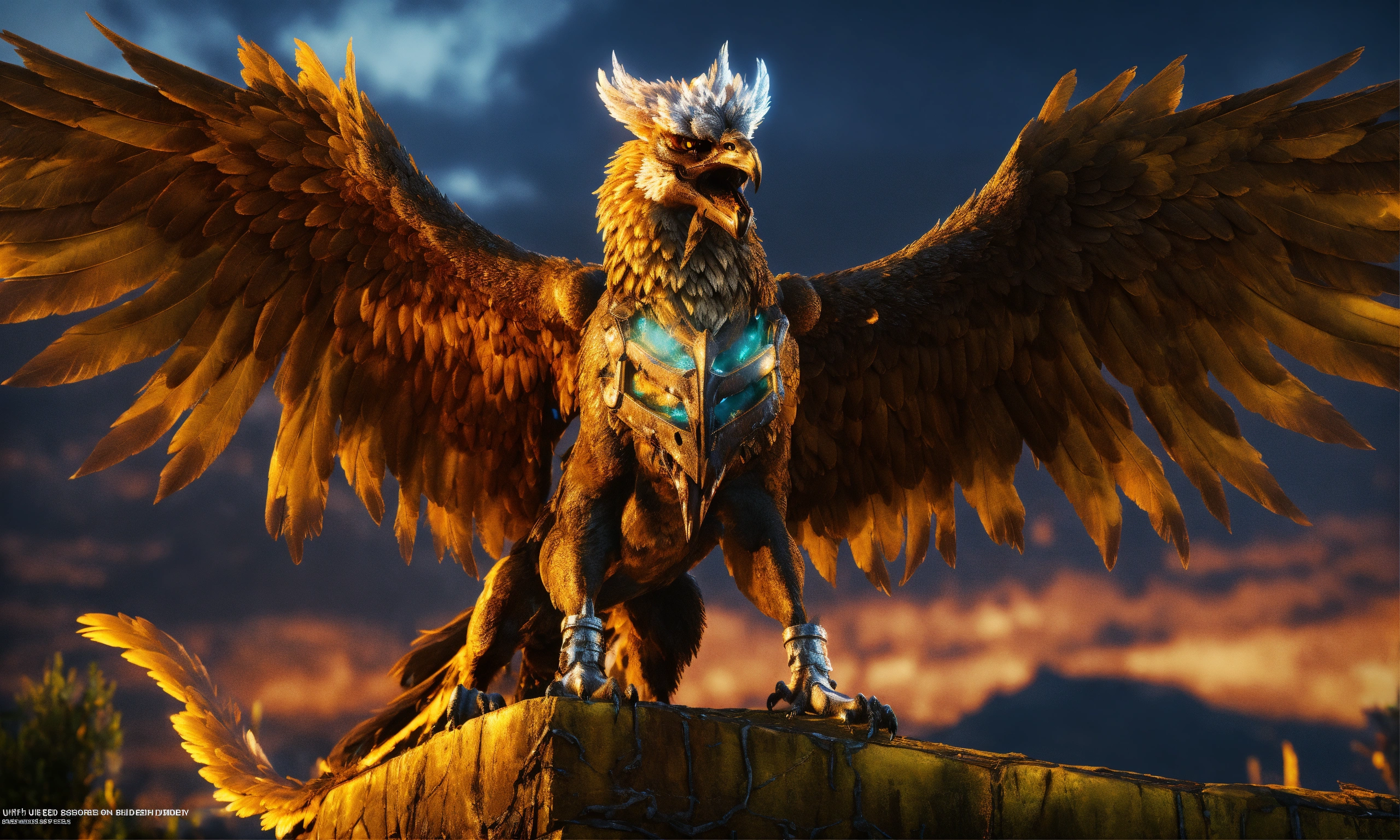 Lexica - An undead griffin. 8k, HDR, unity render