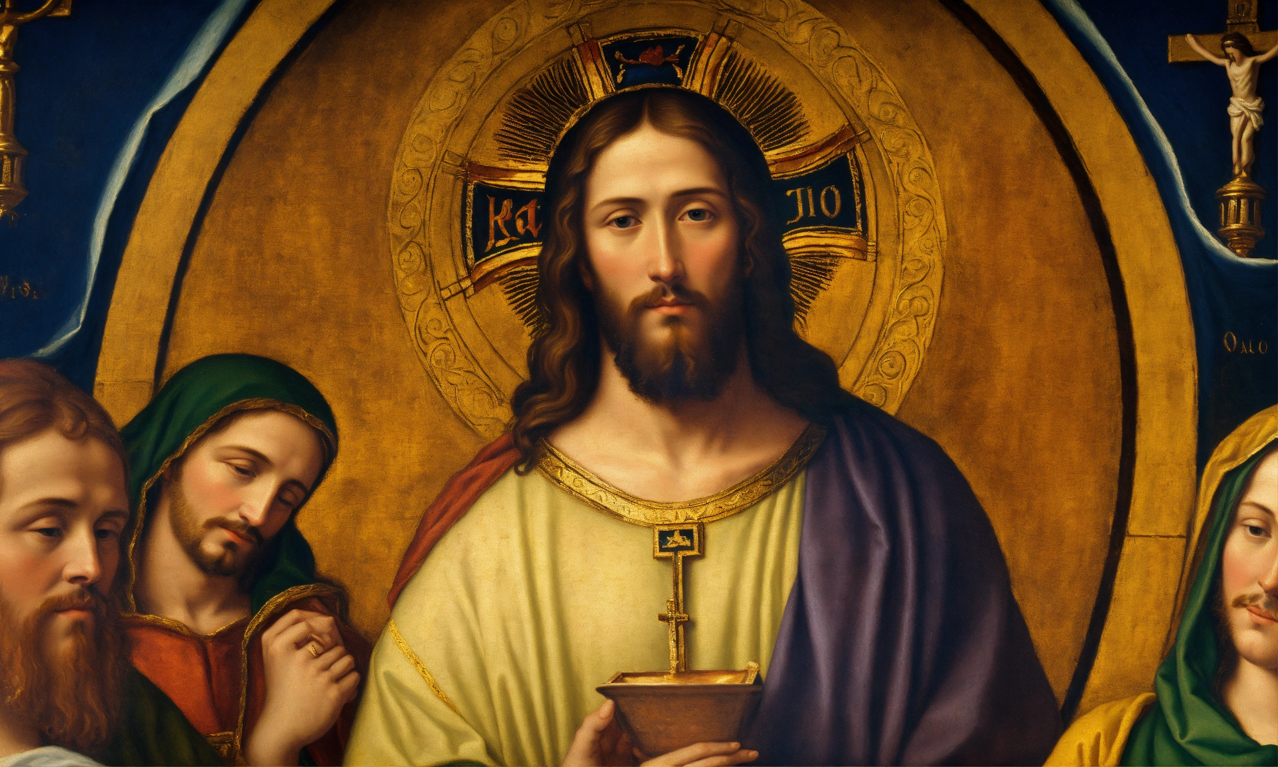 Lexica - Renaissance oil painting of jesus christ