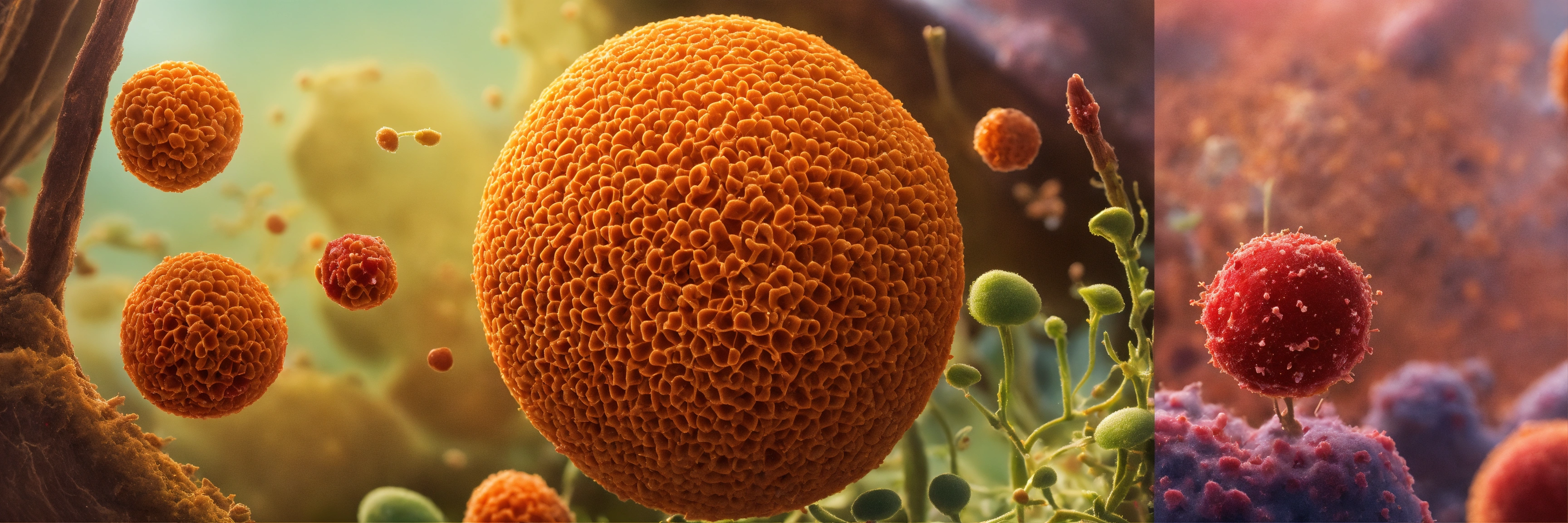 Lexica - Detailed perspective of a mast cell, detailed perspective of a ...