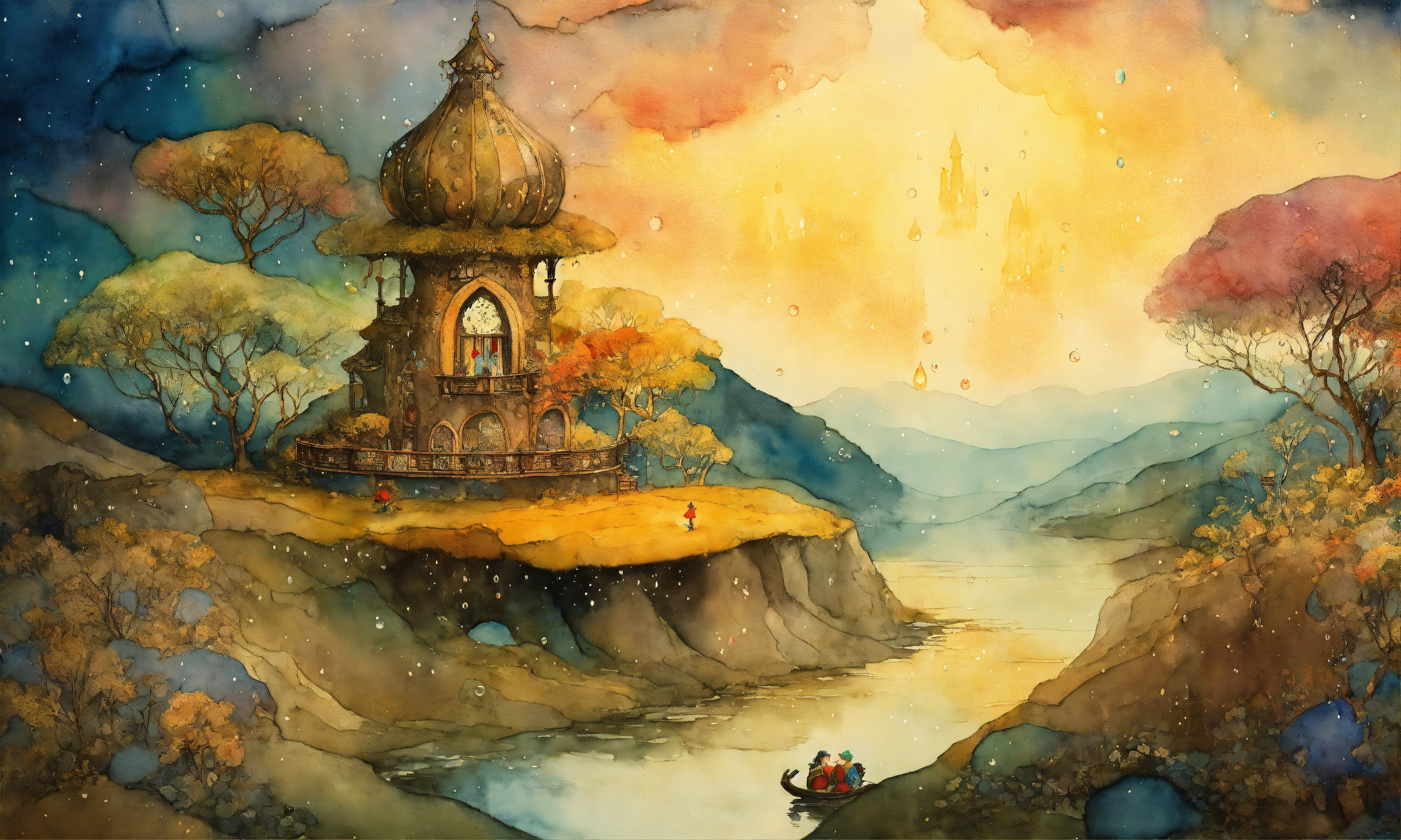 Lexica - A world of dreams trapped inside a rain drop. Dreamscape ...