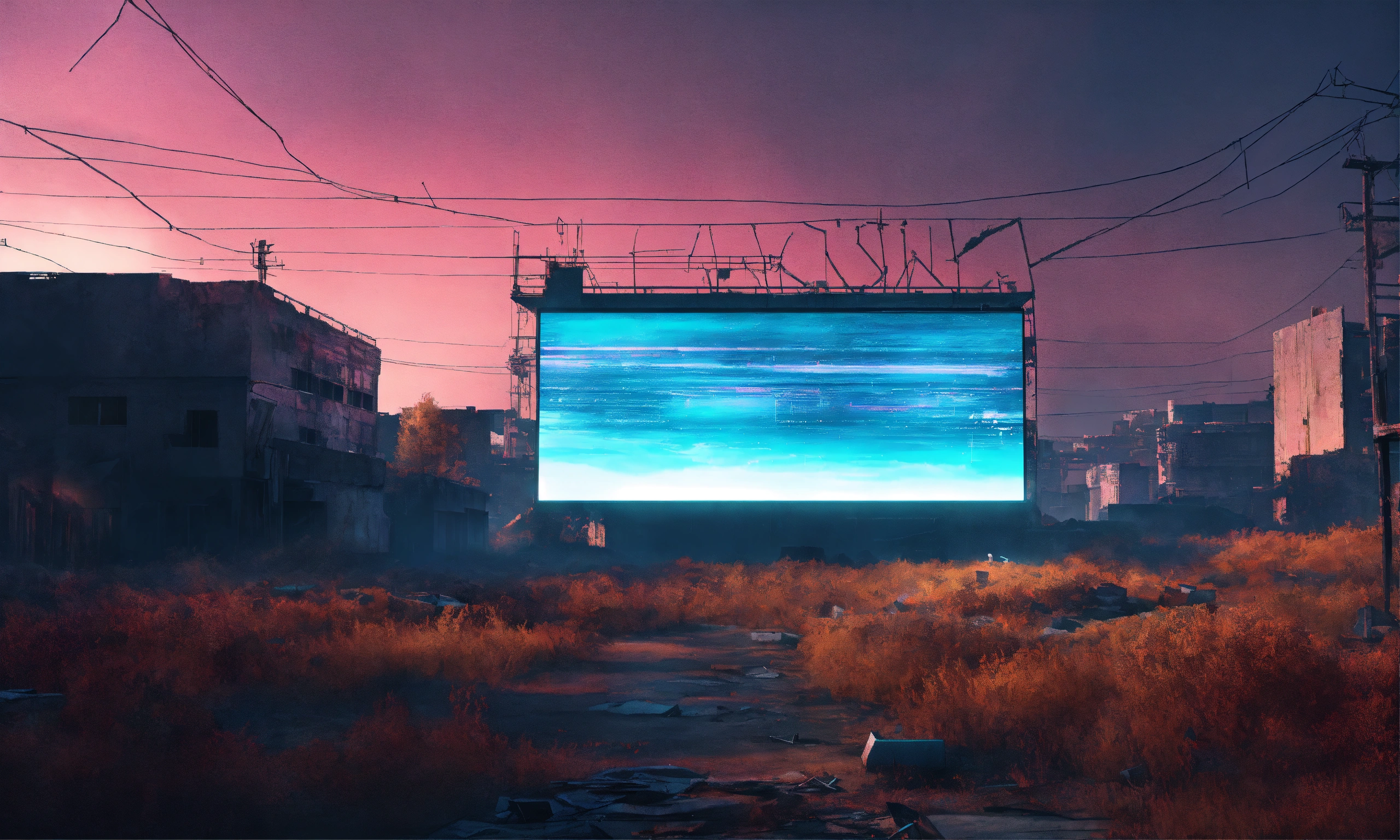 Lexica - A beautiful, sharp focus, massive digital billboard in the ...