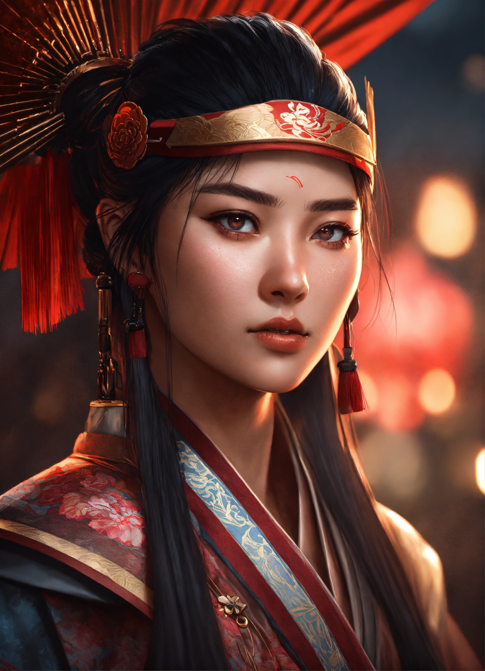 Lexica - "female Chinese ronin", heroine, katana, samurai, head and ...