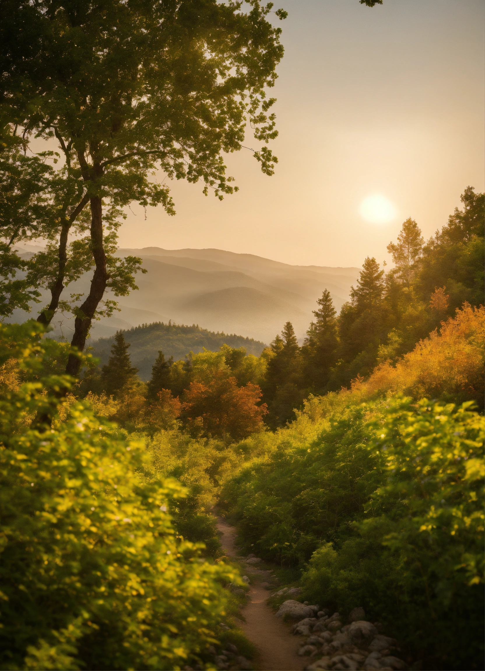 Lexica - A plot of horizontal land with stunning natural scenery in the ...