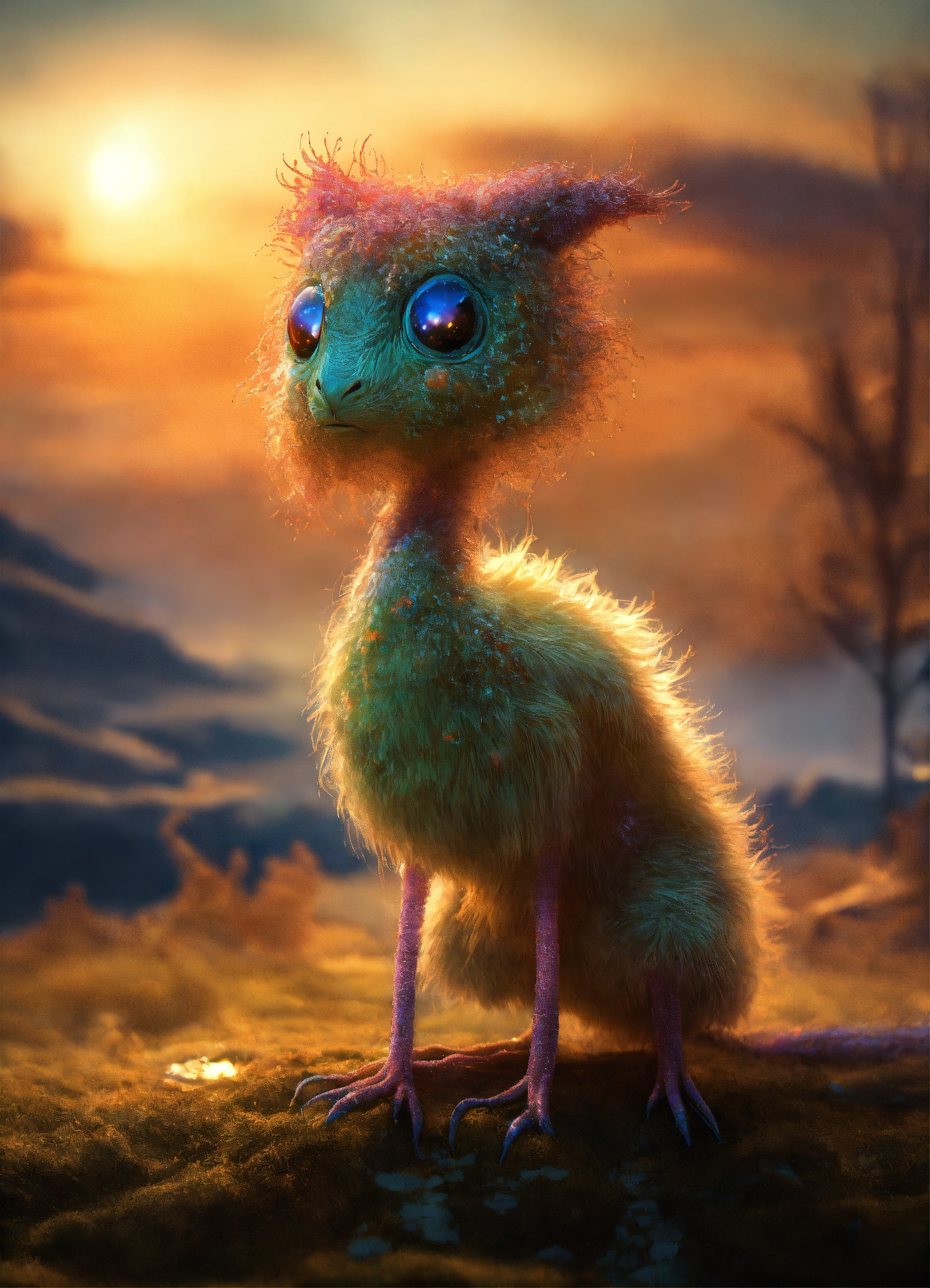 Lexica - Creepy fuzzy creatures in a mystical world perfect clarity ...
