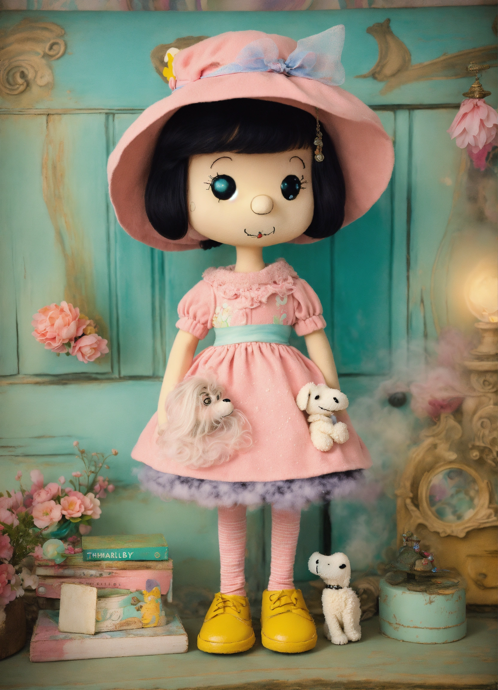 Lexica - Shabby chic dreamy mist pastel junk journals whimsical cute ...