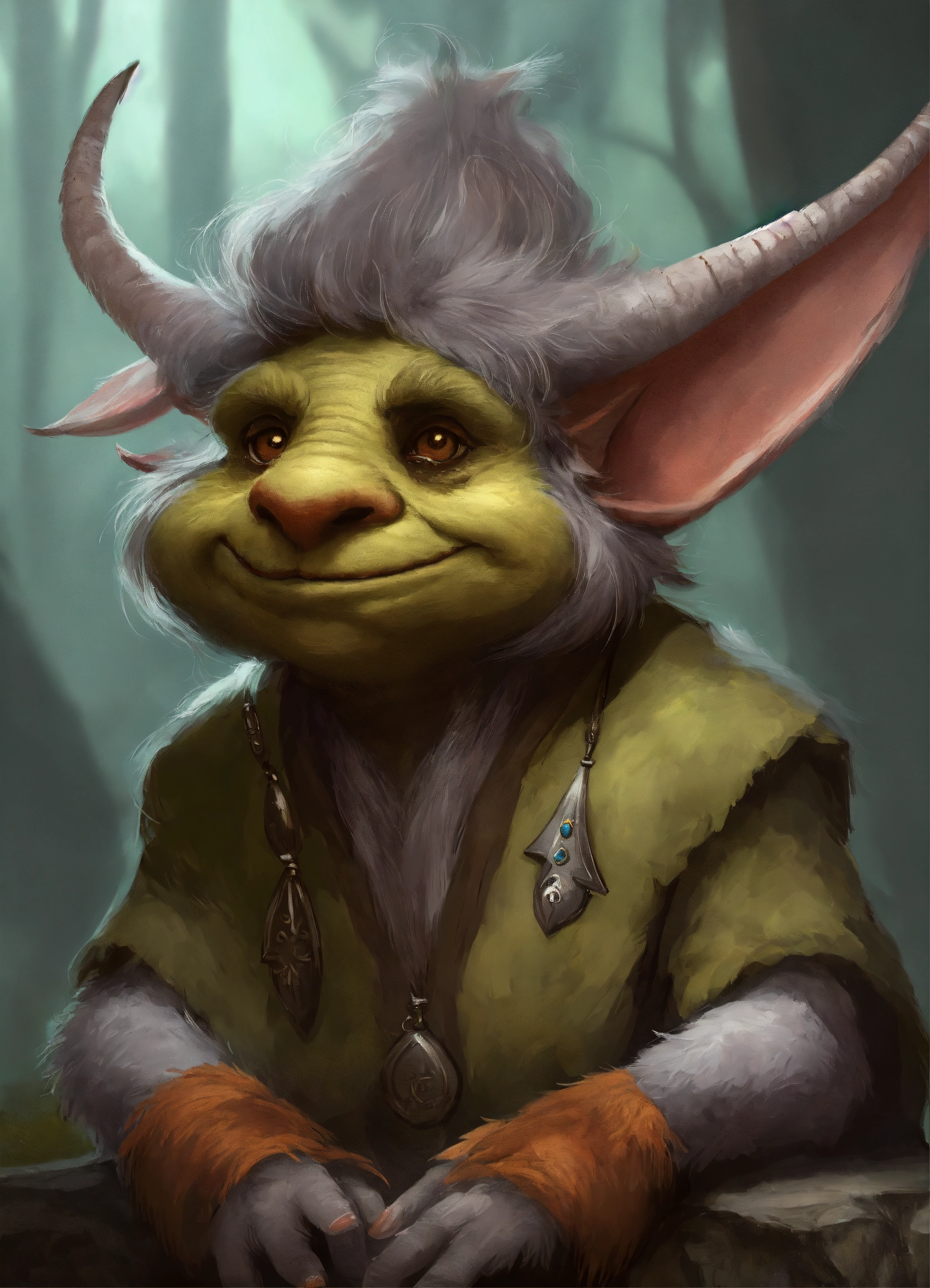 Lexica - Digital painting, illustration, creature concept art, a kind ...