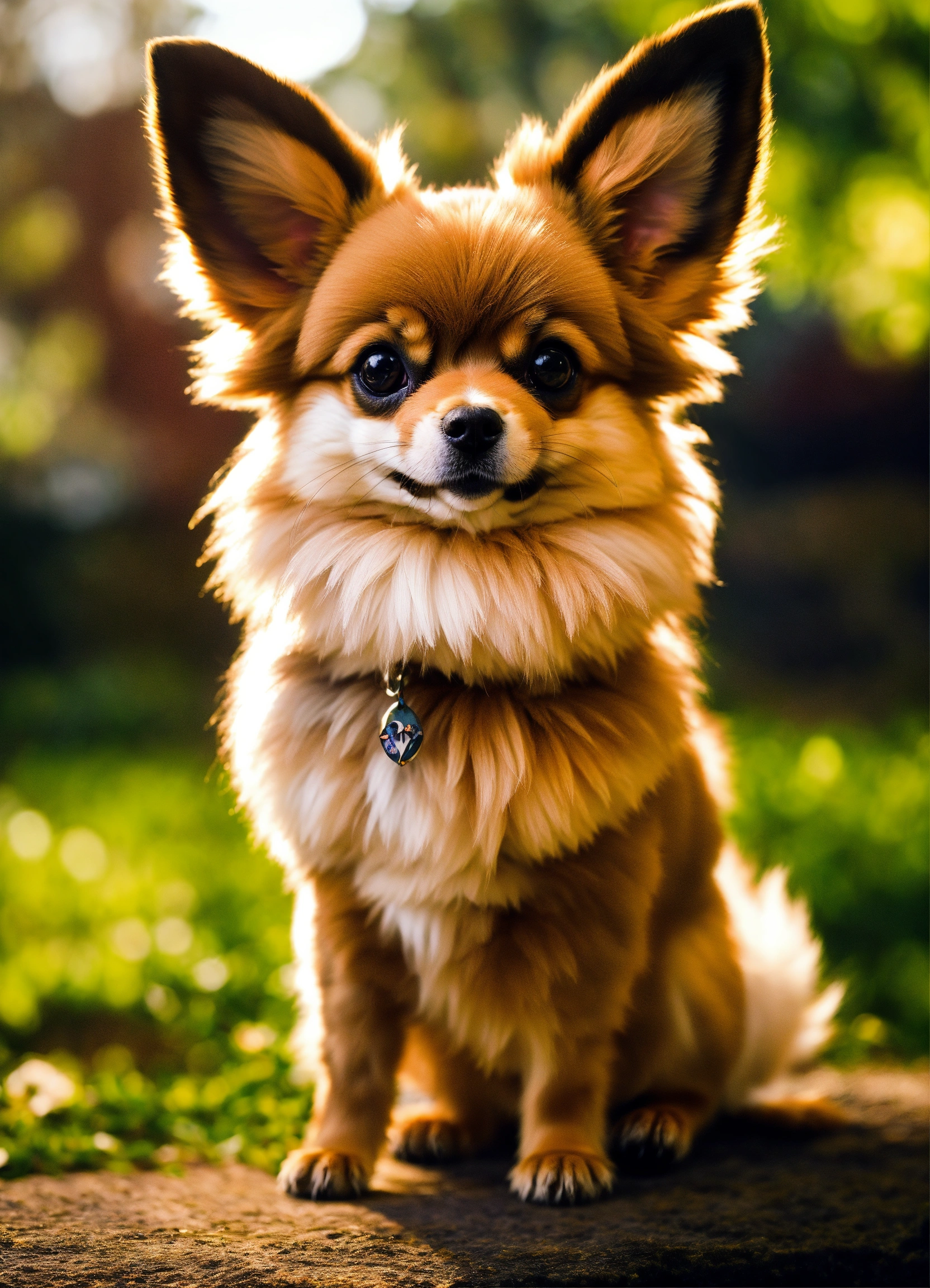 Lexica - Eevee from Pokémon if it was a dog, cute face, cute Pomeranian ...