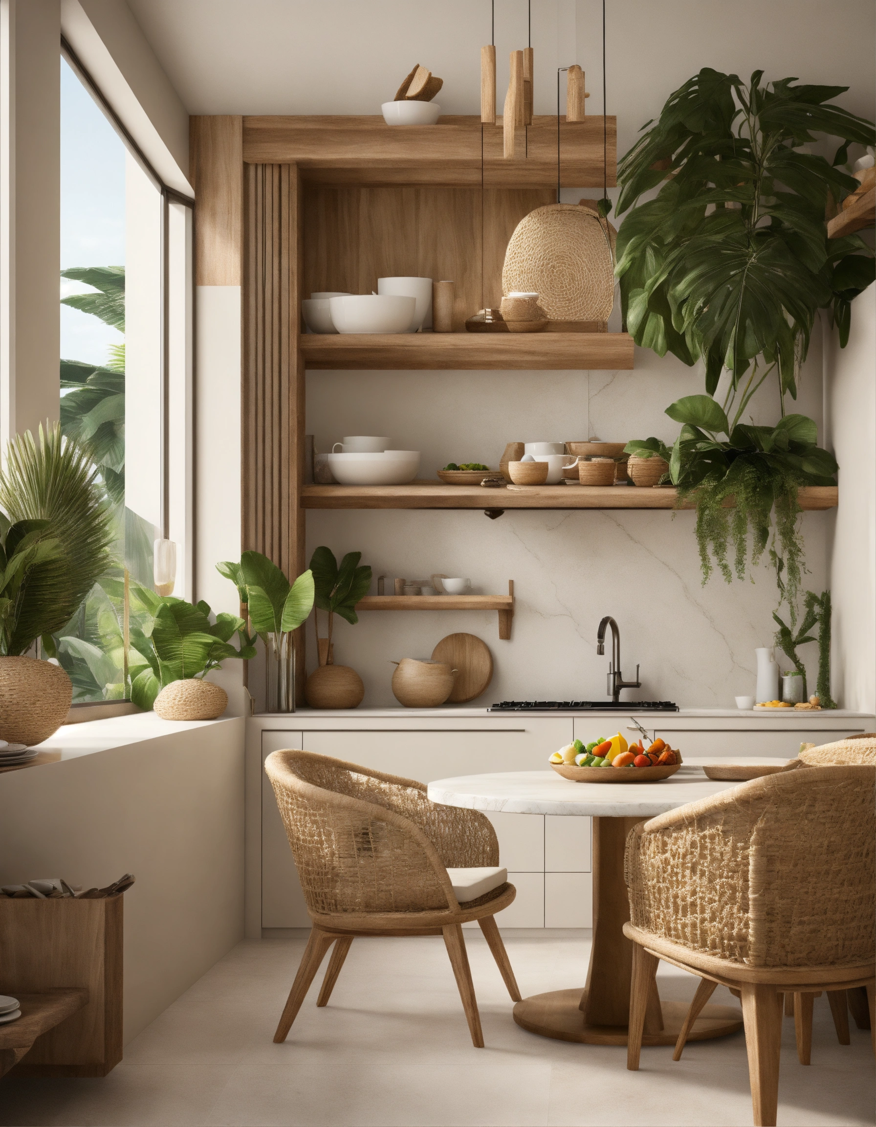 Lexica - Ultra realistic photo of Modern take on upscale bali inspired ...