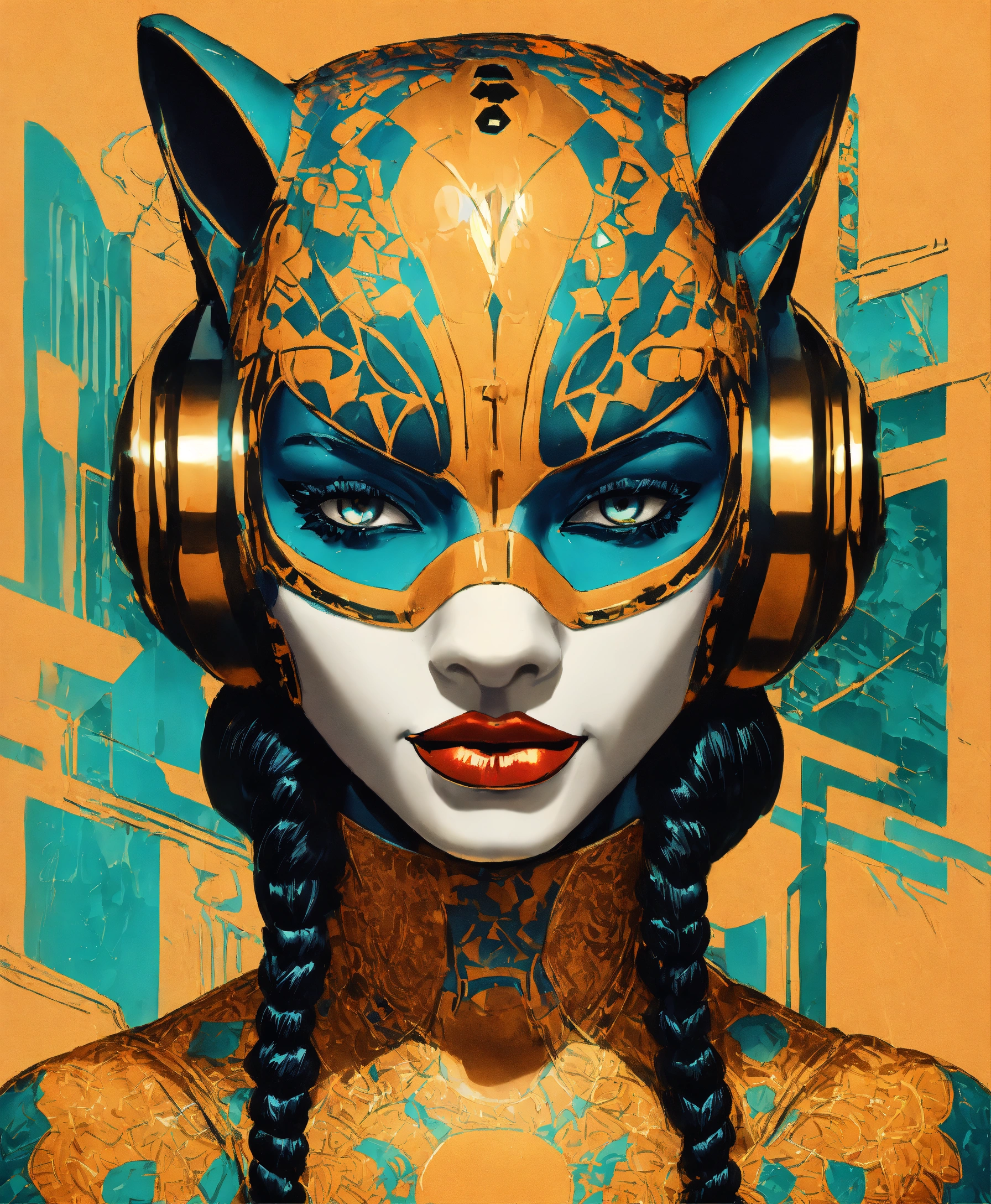 Lexica - ((Jaguar Halloween mask|face)), Multiple anime, black jetsons ...