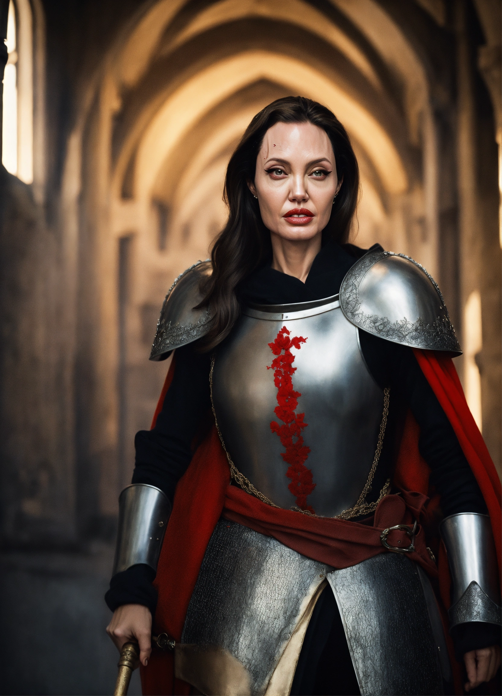 Lexica - Photo quality portrait of Angelina Jolie as a beautiful ...