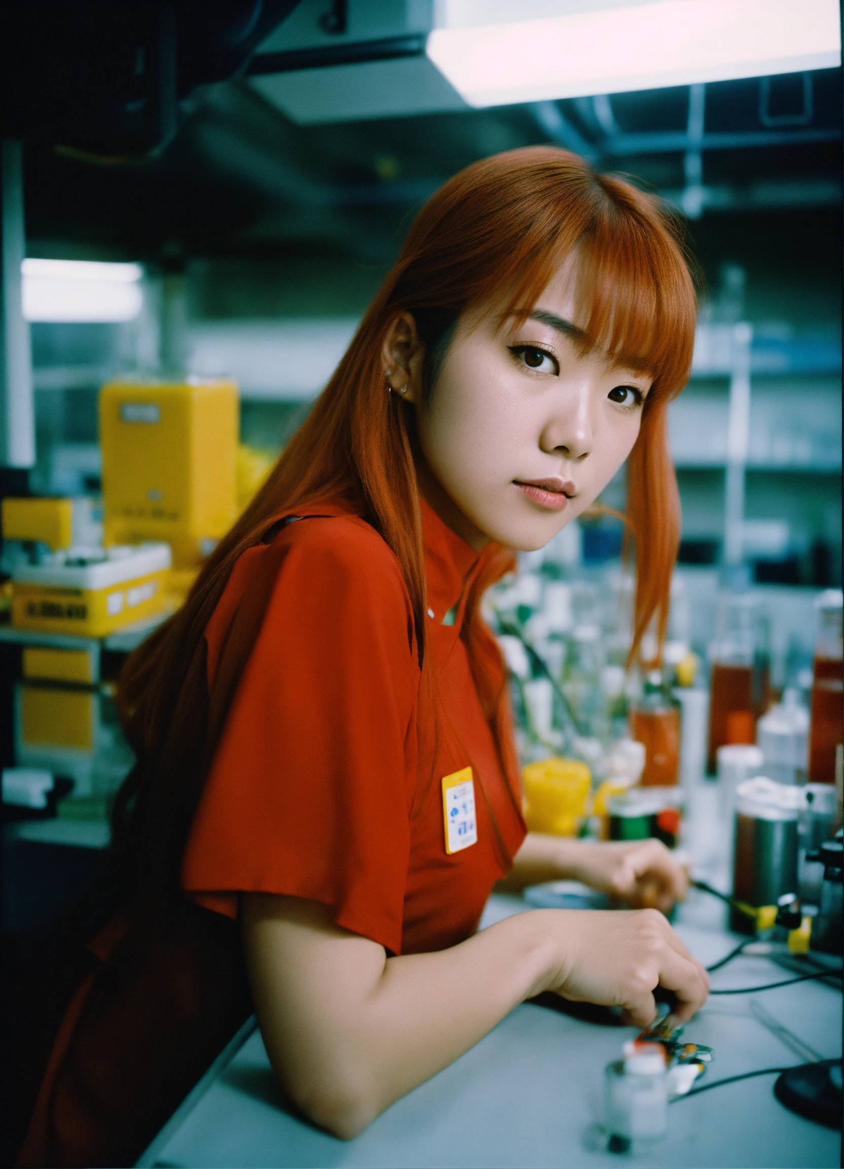 Lexica - Analog portrait photo of Asuka Langley Soryu, Portra 400 ...