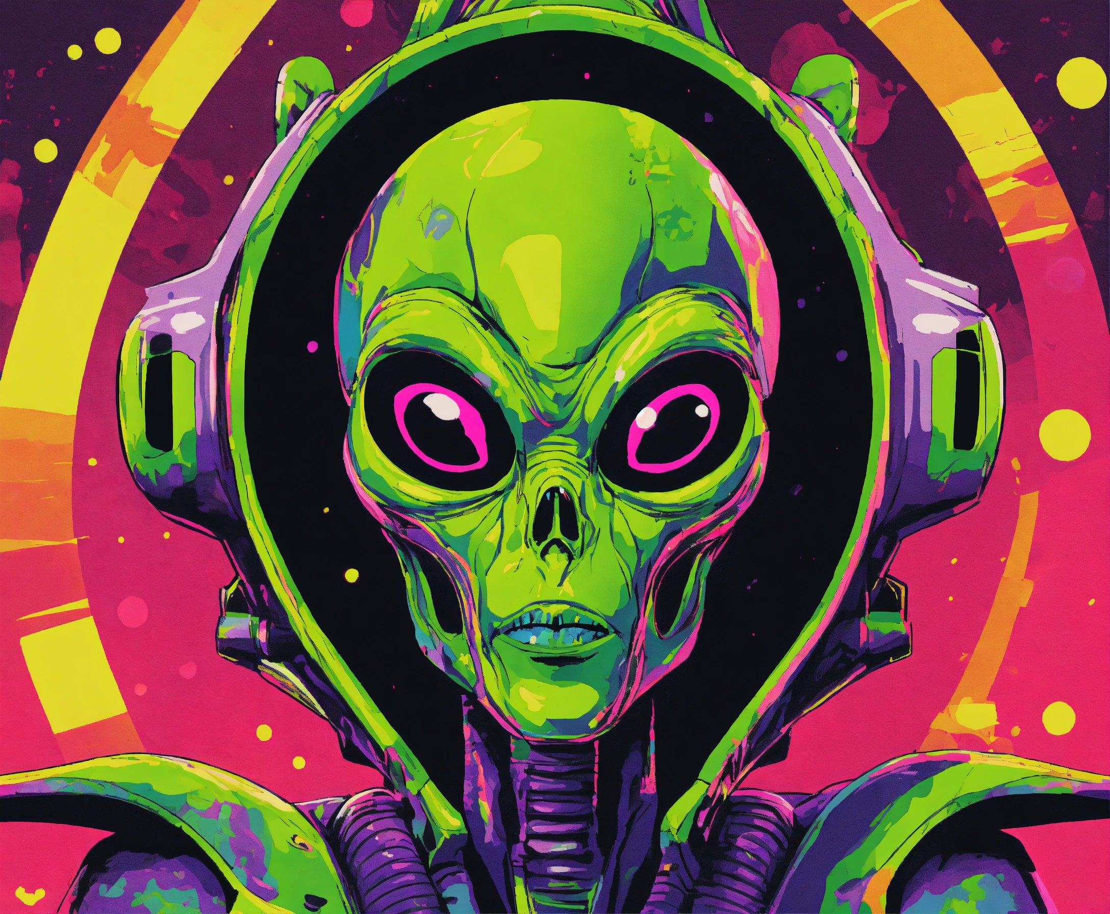 Lexica - Pop art alien