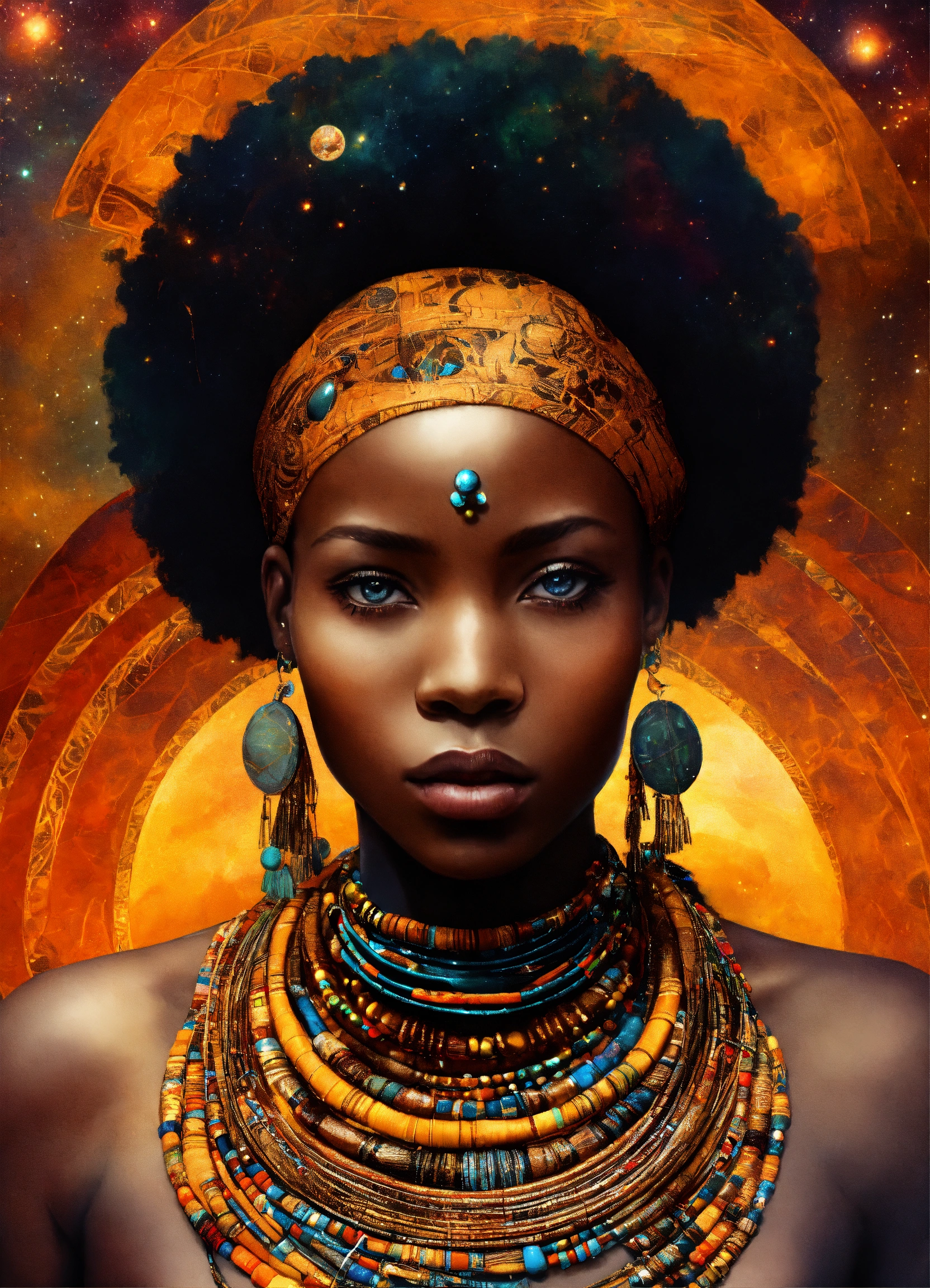 Lexica - African woman cosmic wanderer and ancestor