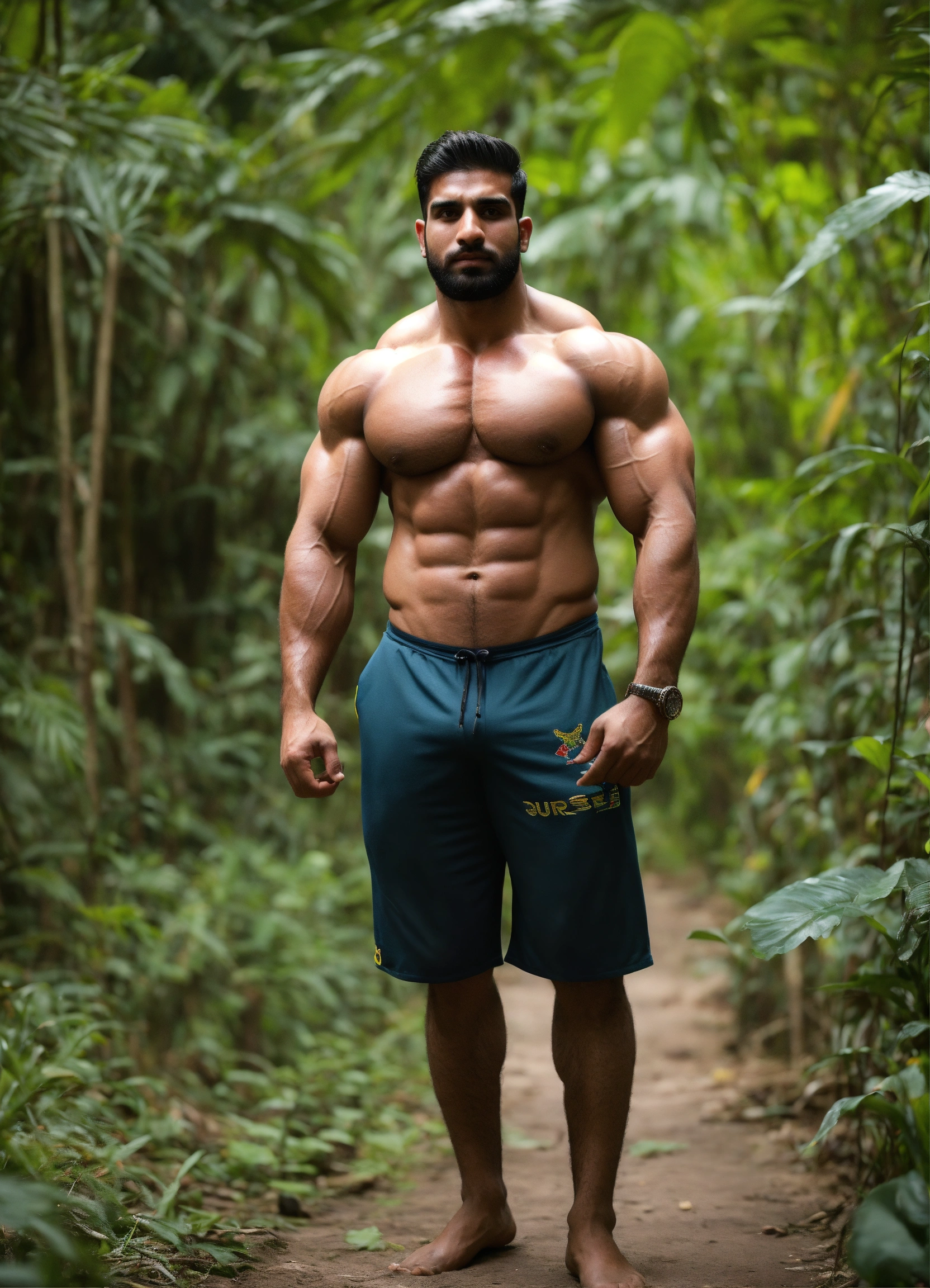 Lexica - 30-year-old man with big muscles, big bodybuilder, Pakistani ...
