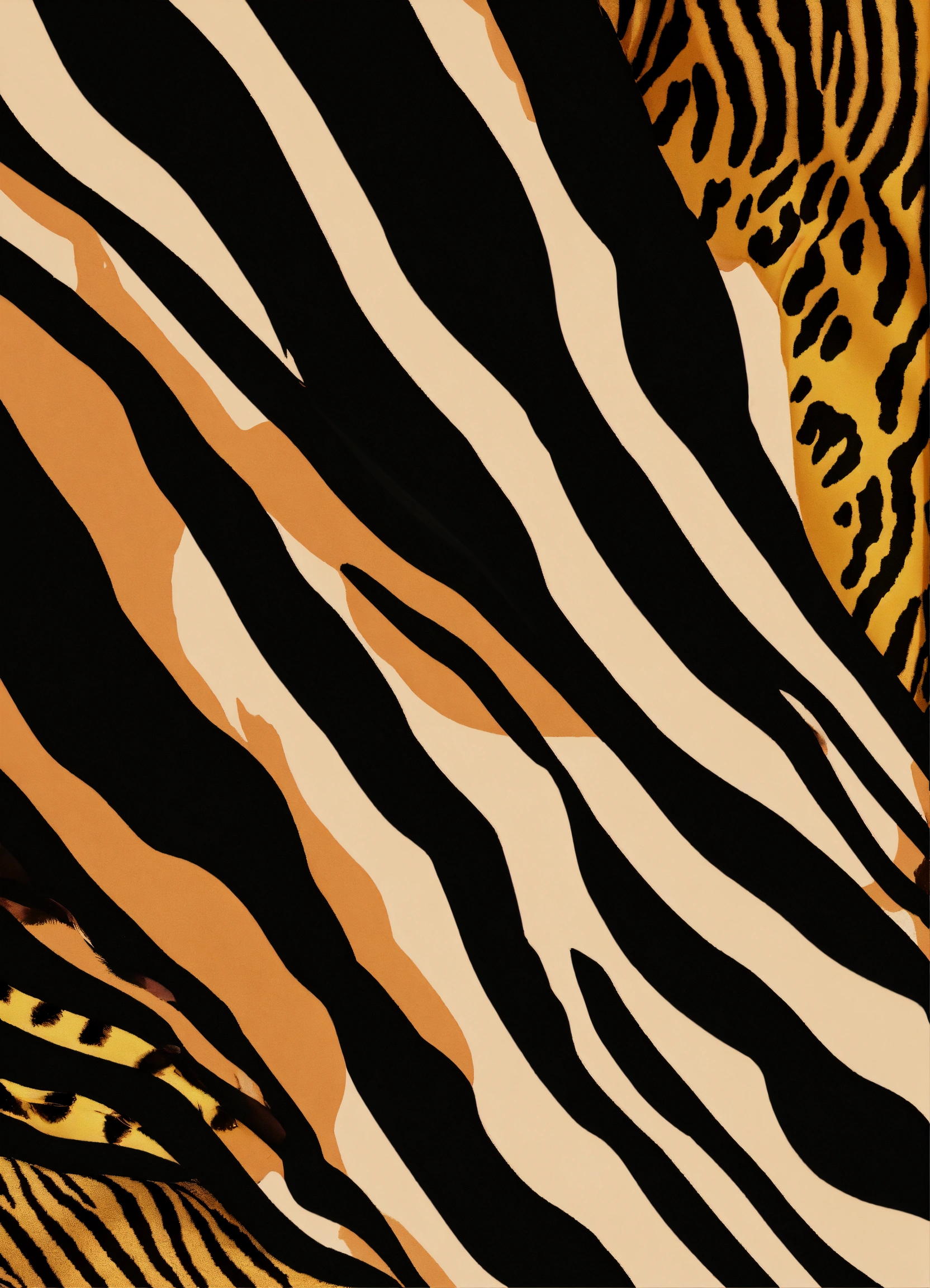 Lexica - A animal print pattern, zebra style, future art
