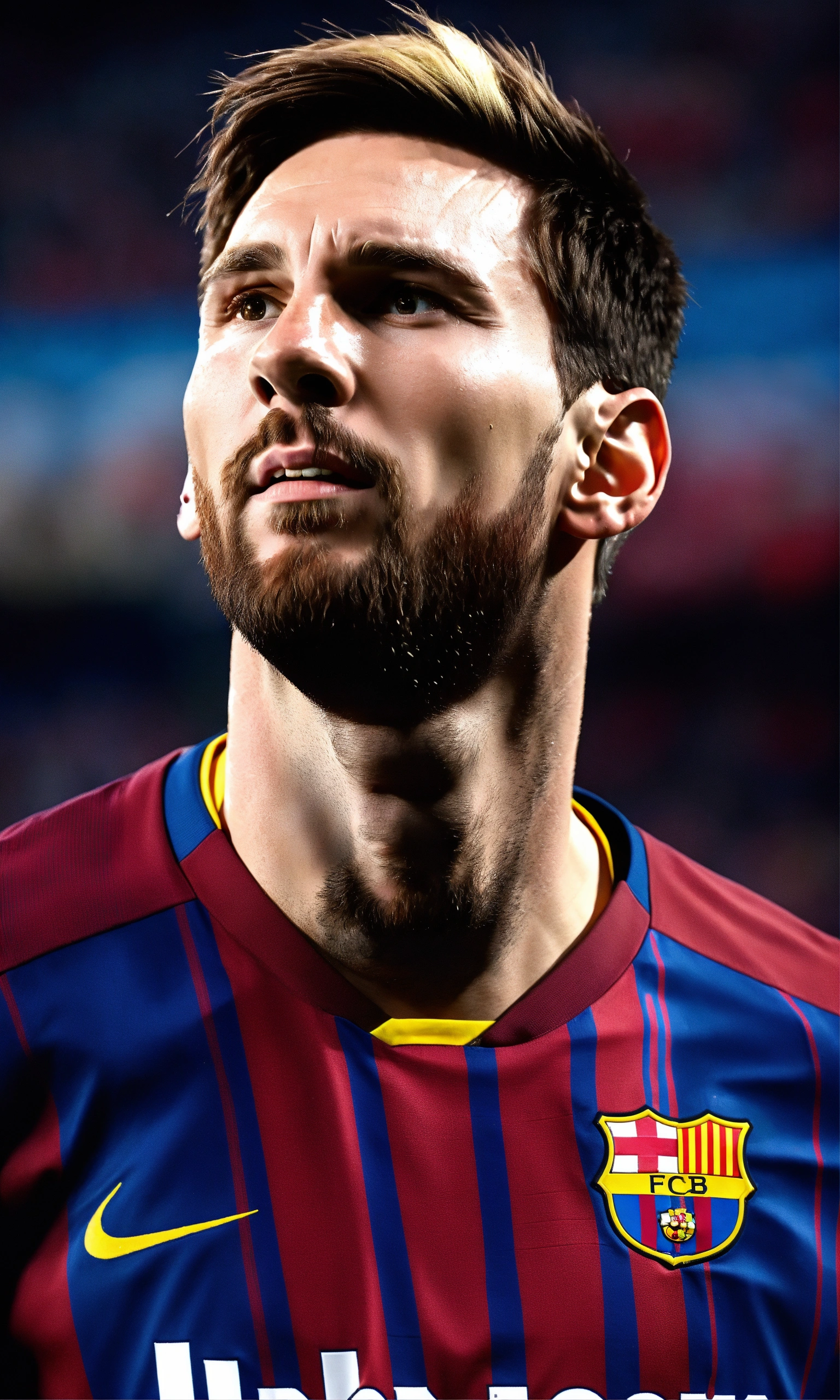 Lexica - Lionel Messi, looking at camera, ultra realistic, high quality ...