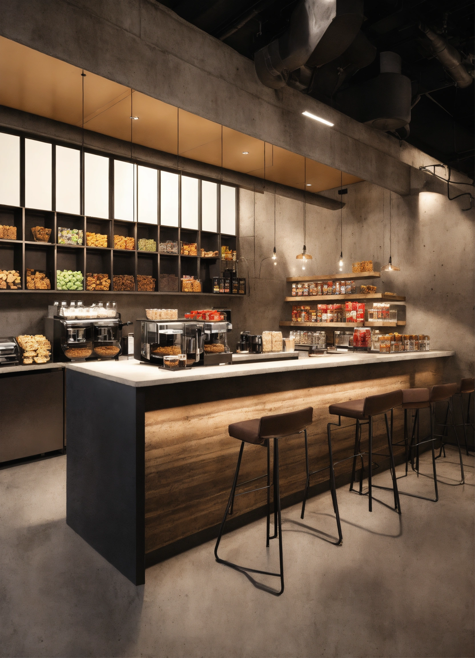 Lexica - A self serve breakroom snack bar with snacks on an easy to ...
