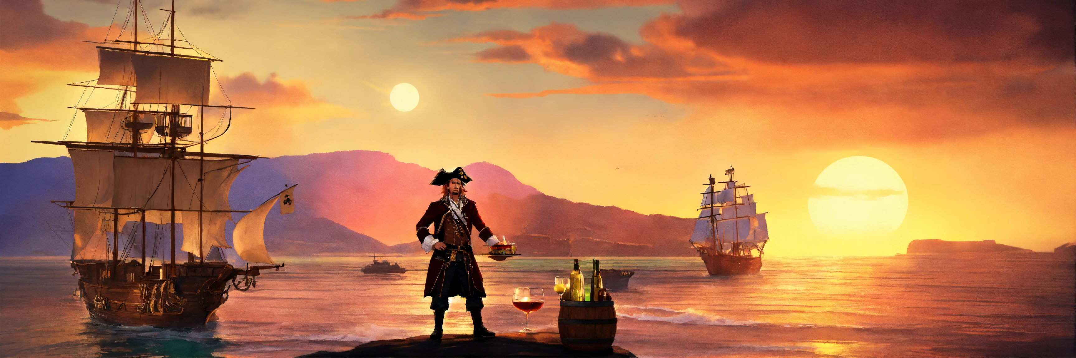 Lexica - Pirate Bartender, 8k