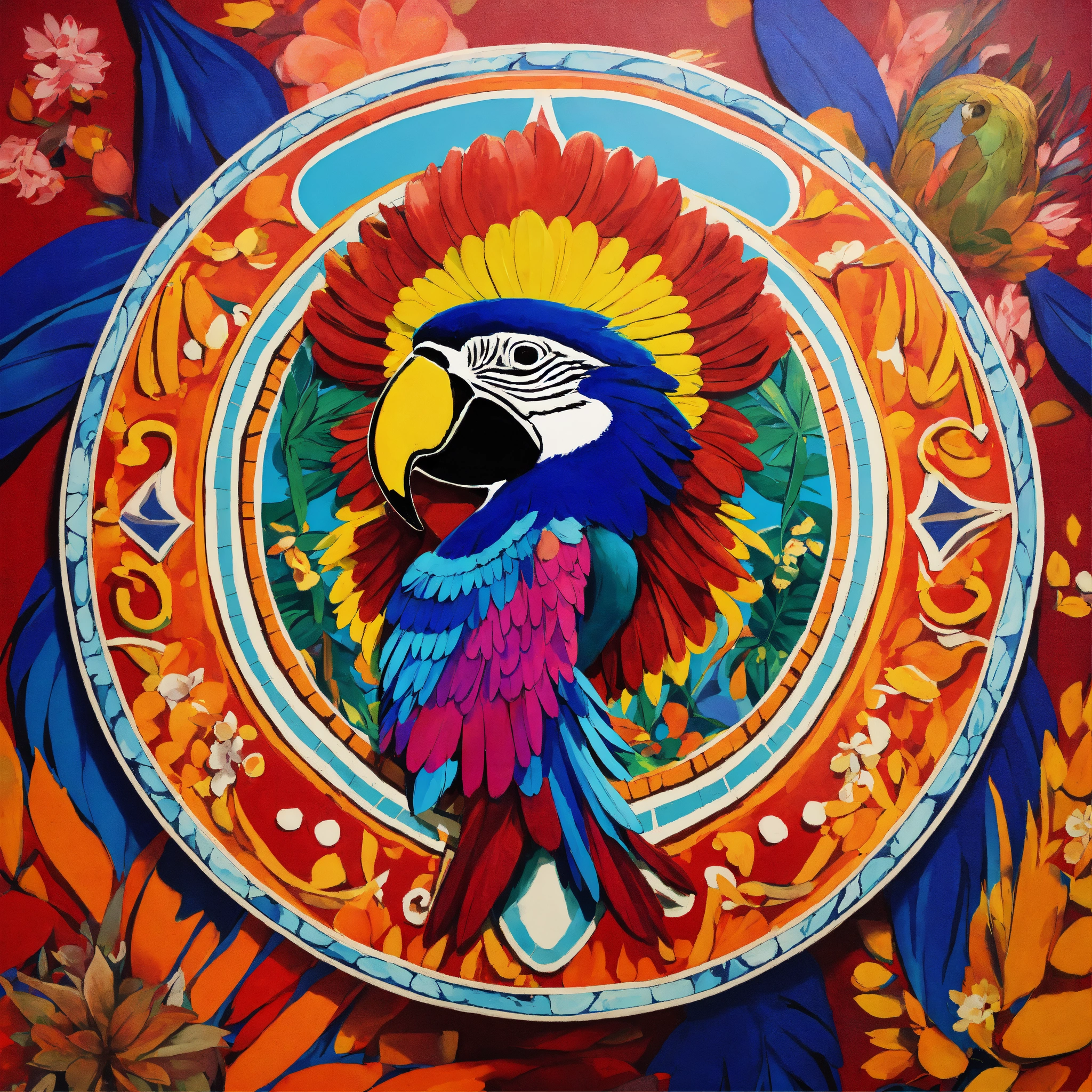 Lexica - Design a powerful mural-inspired digital artwork titled 'Wings ...