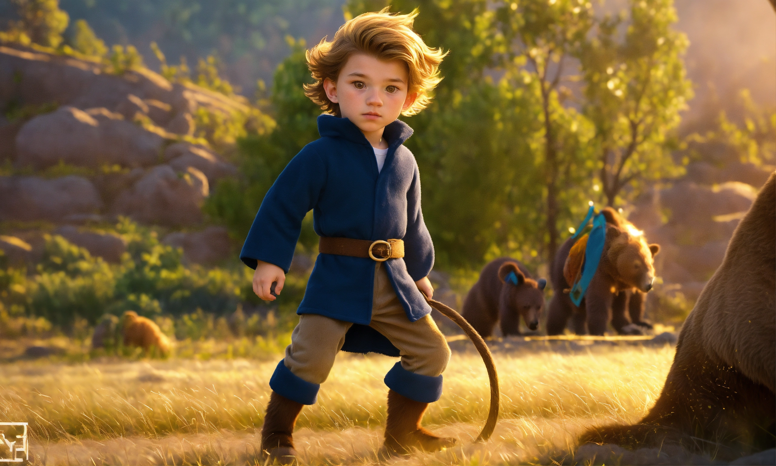 Lexica - Cute boy cartoon, Animation , Green eyes, 15 years old, Big ...