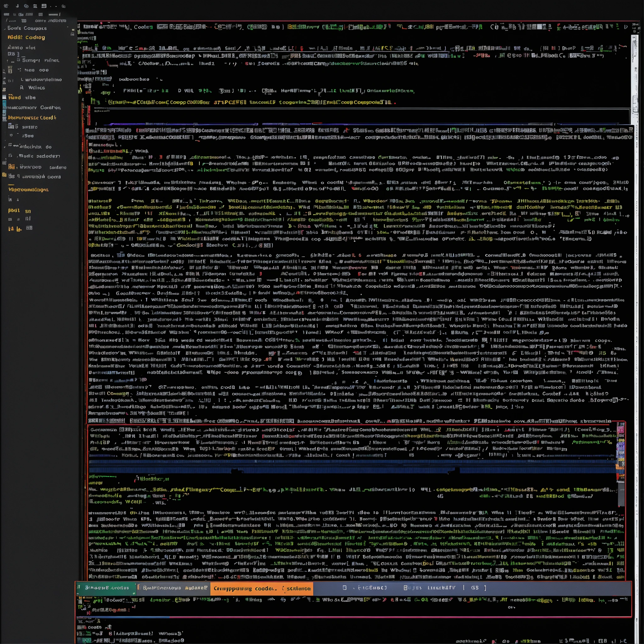 Lexica - A photo of a computer screen with a coding program open. The ...