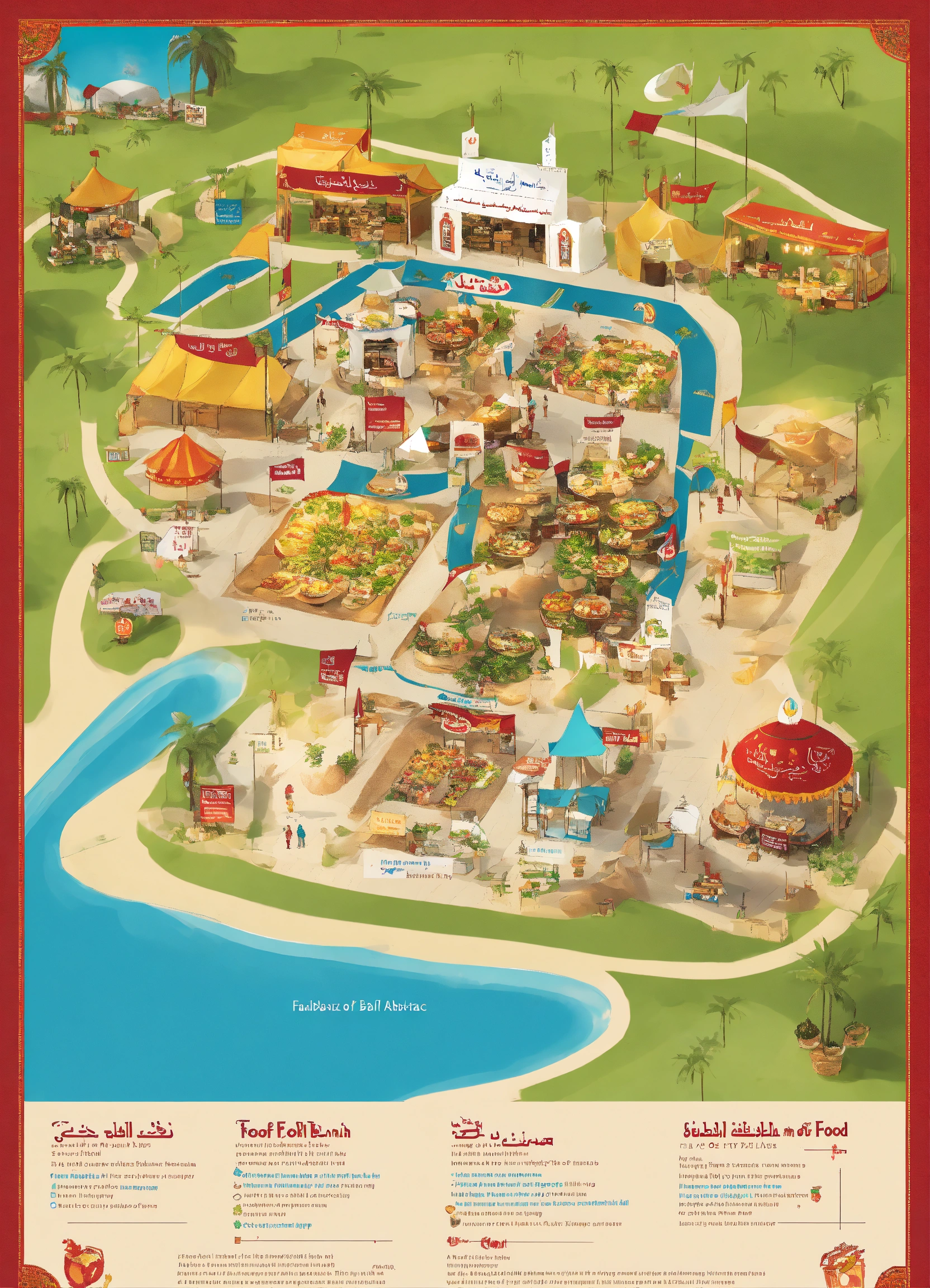 Lexica - "Visualize the 'Taste of Bahrain' food festival small Food ...