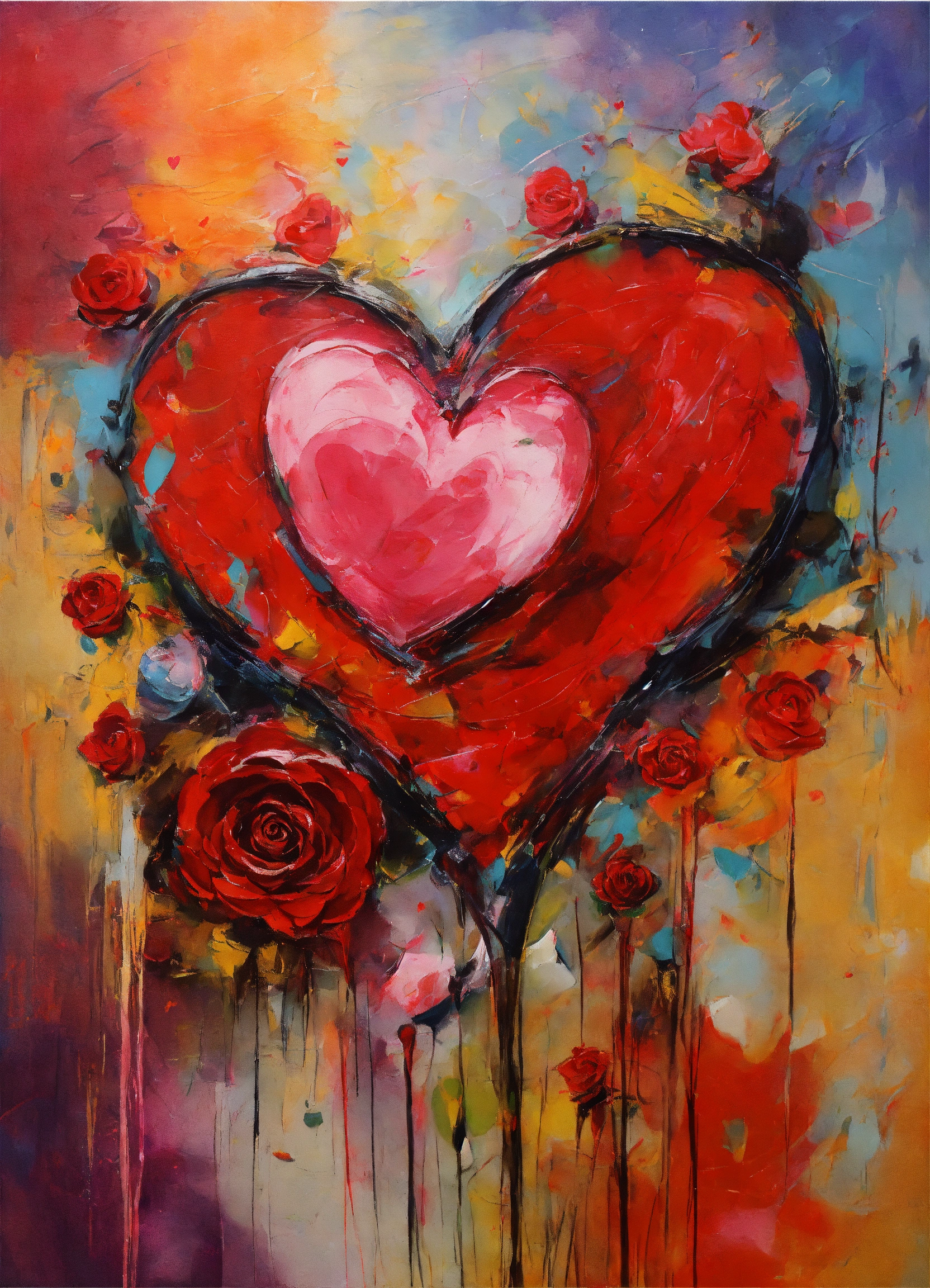 Lexica - Let's Celebrate a Neo-Expressionist Valentine's Day – A Burst ...