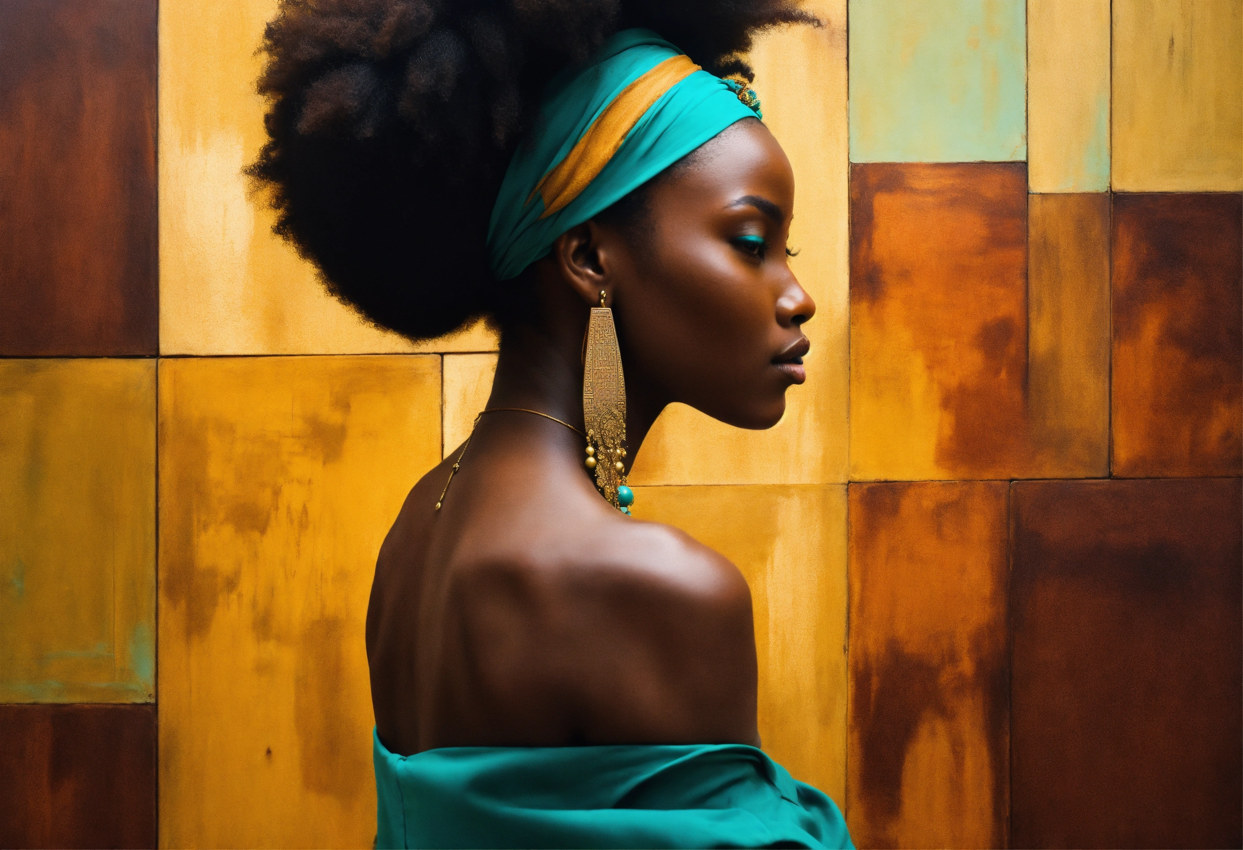 Lexica - Bursting out of a gallery wall a beautifully majestic ...