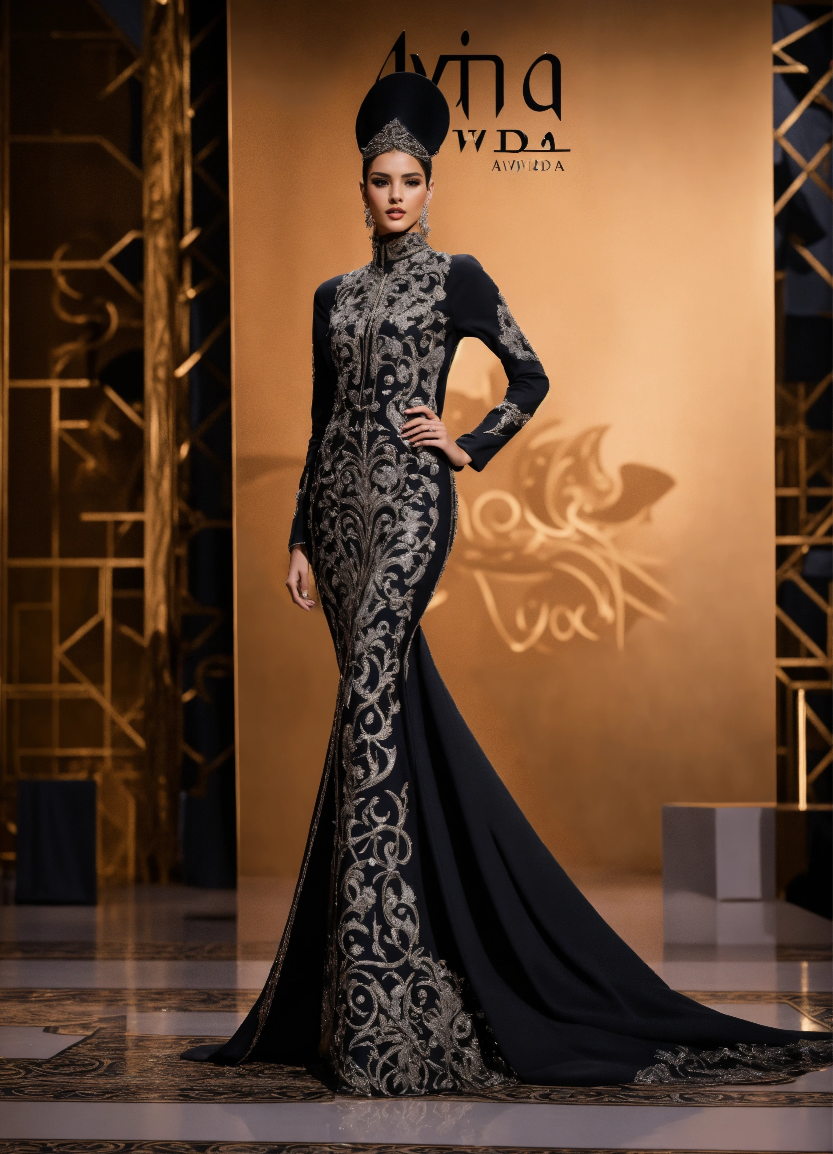 Lexica - "AVIDA" is the name of the logo, fashion design, elegant ...