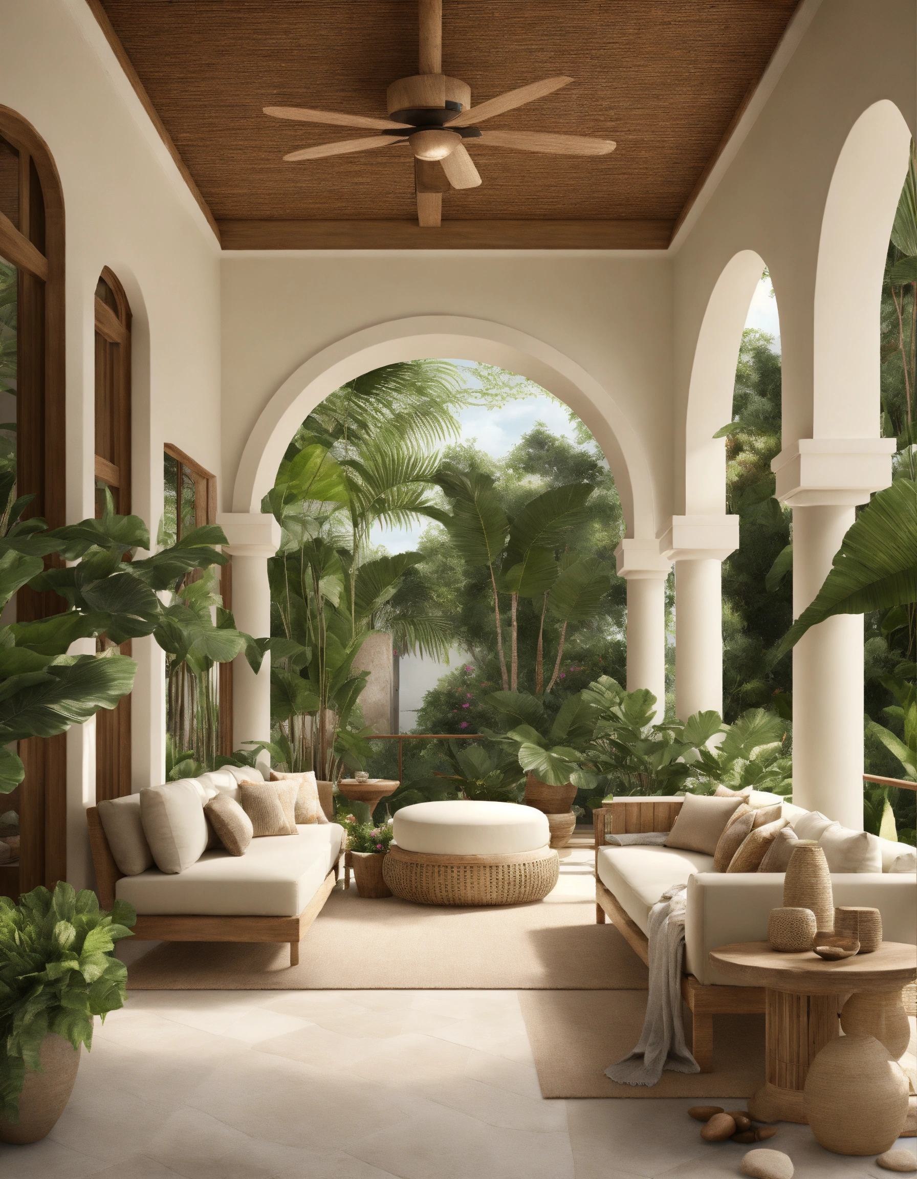 Lexica - Ultra realistic photo of Modern take on upscale bali inspired ...