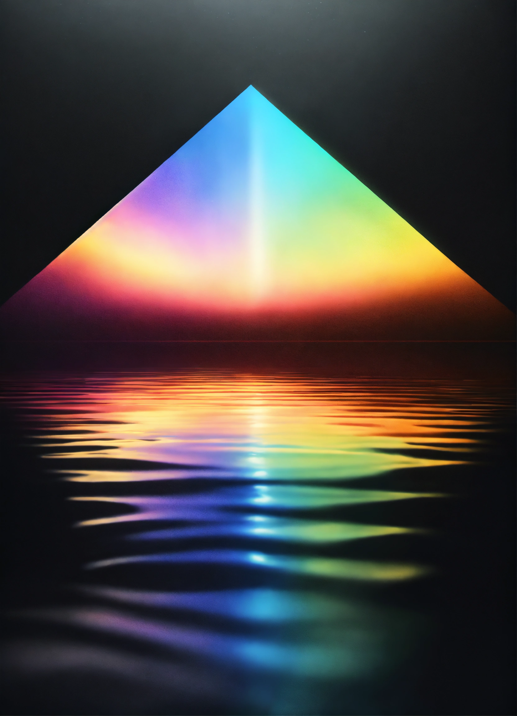 Lexica - Hyper realistic opaque rainbow crystal rays of light ...