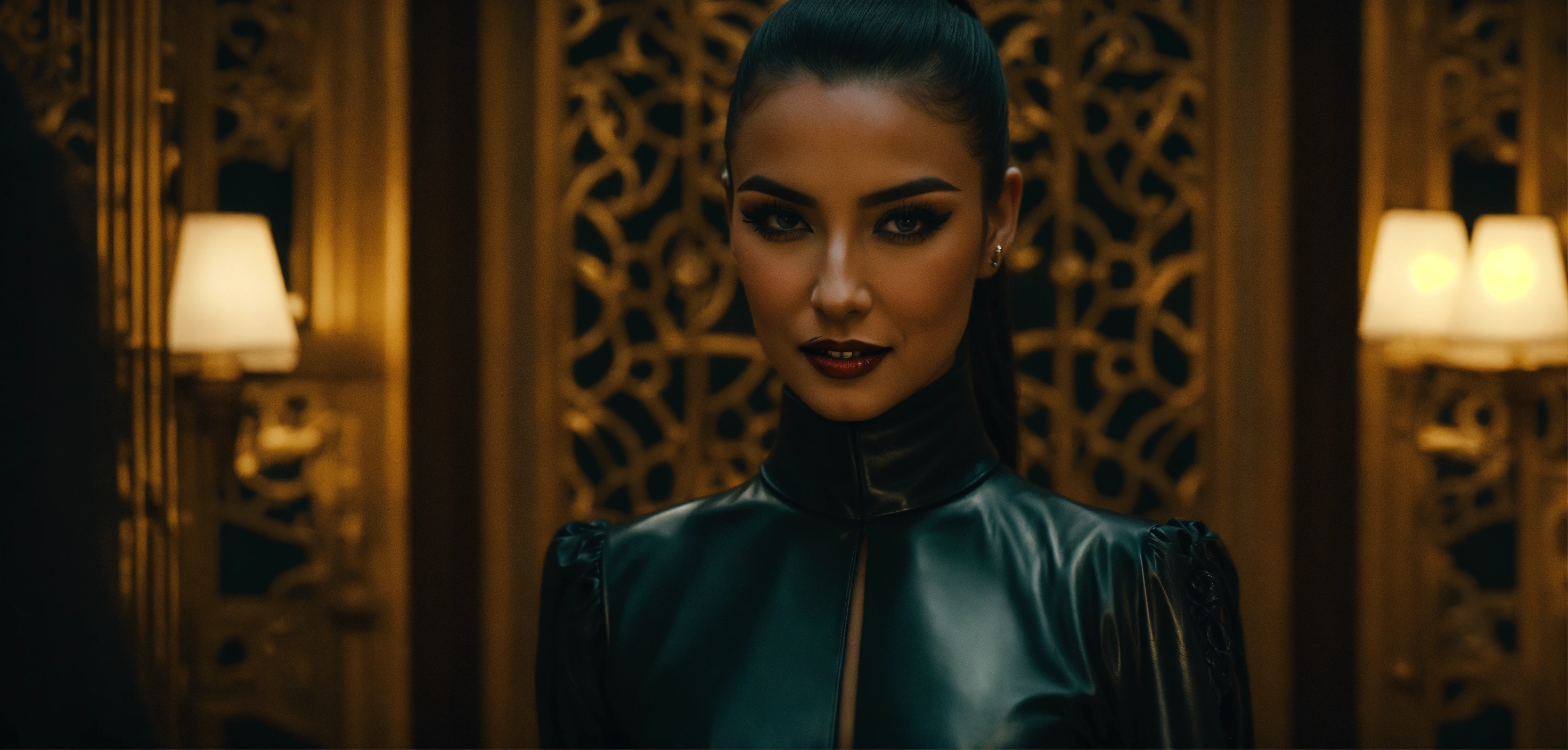 Lexica - Cinematic vampire underworld movie look, stunning arab woman ...