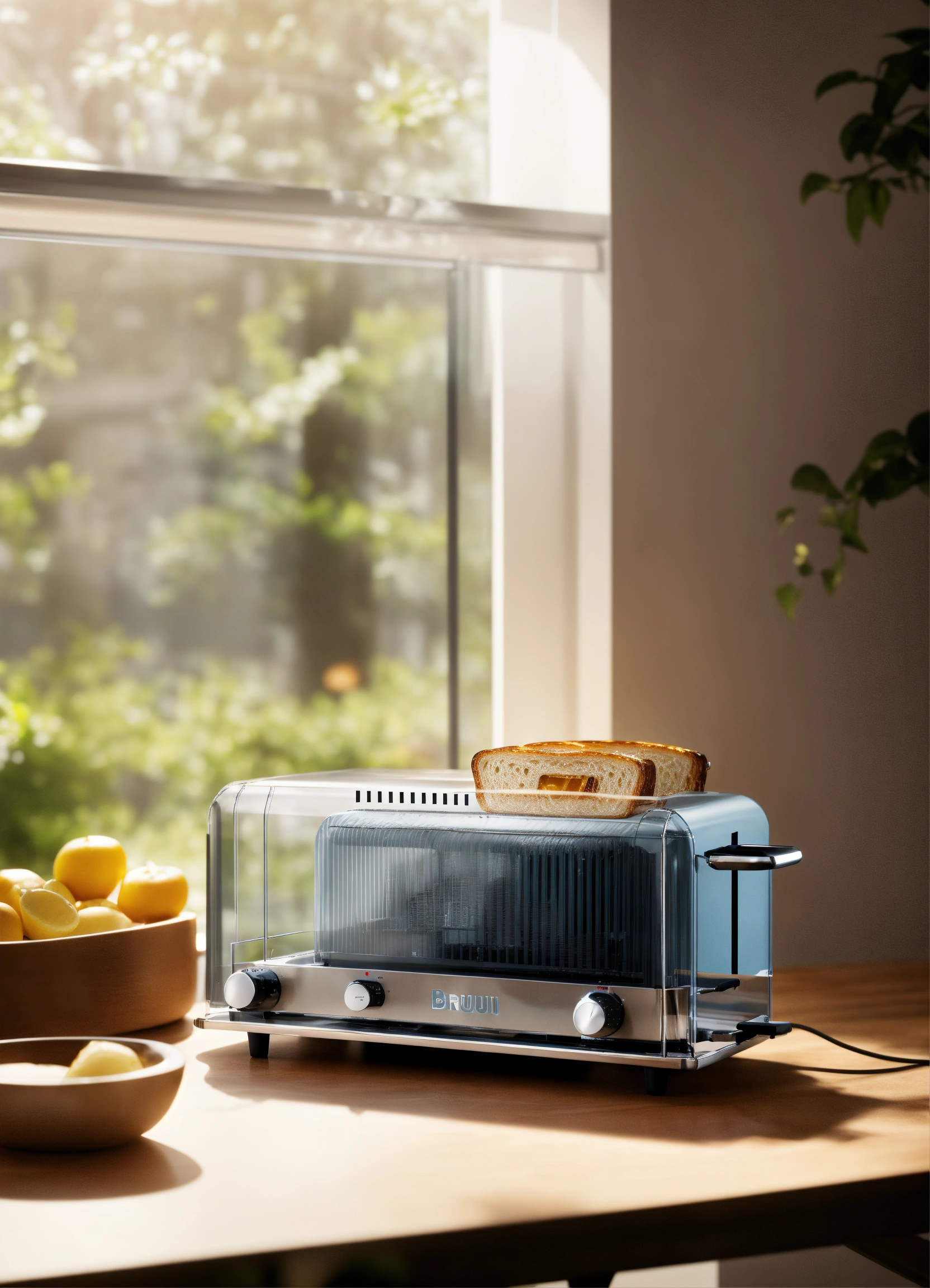 Lexica - A stunning, translucent polycarbonate toaster designed by ...