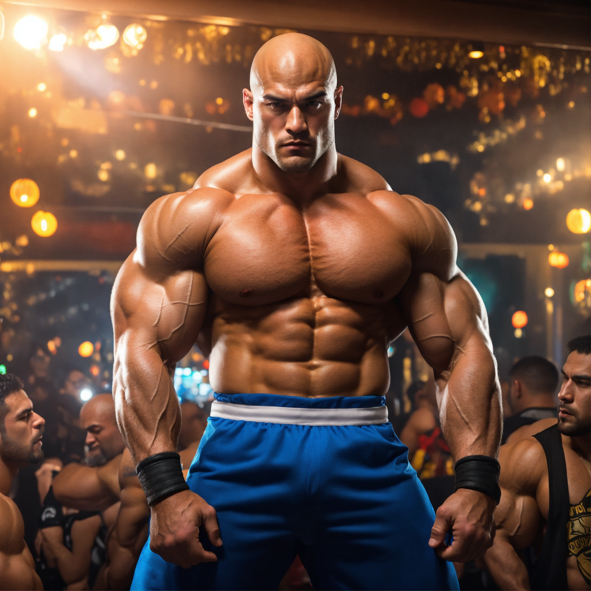 Lexica - 30-year-old man with big muscles, big bodybuilder, body like a ...